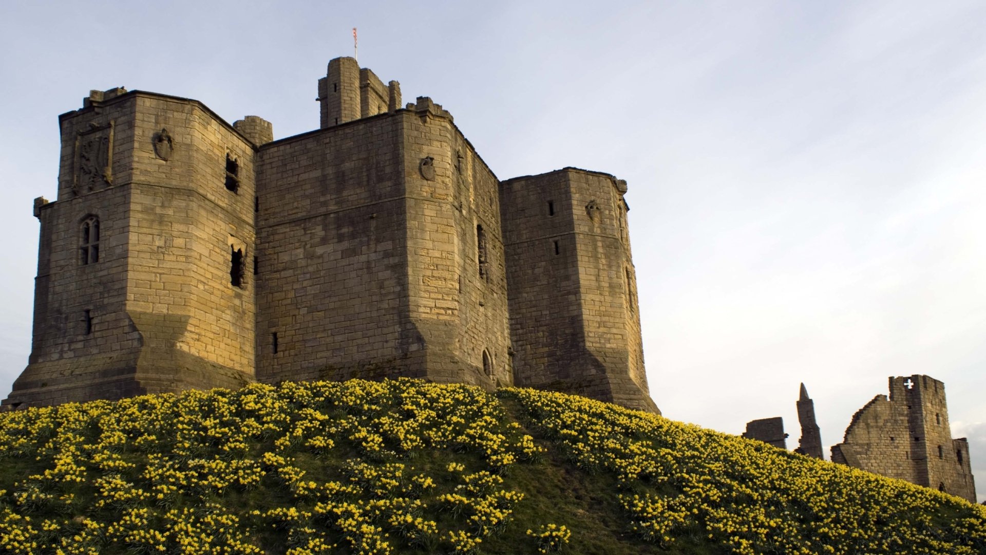 Download Man Made Warkworth Castle HD Wallpaper