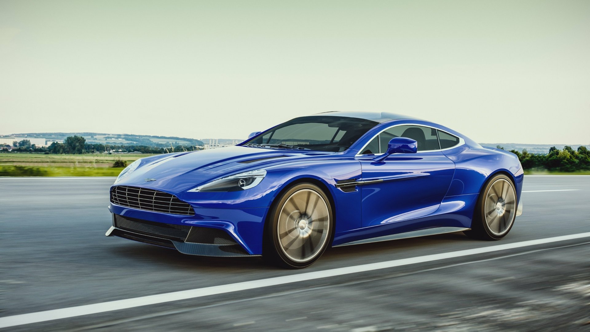 Aston Martin Vanquish 4K Ultra HD Sleek Luxury Sports Car Wallpaper