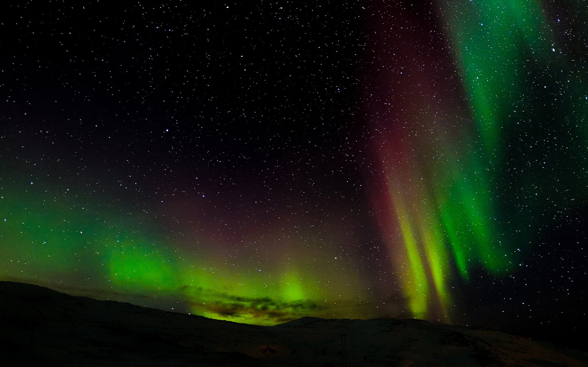 Aurora Nights: Stunning HD Northern Lights Nature Wallpaper | 1920x1200 ...