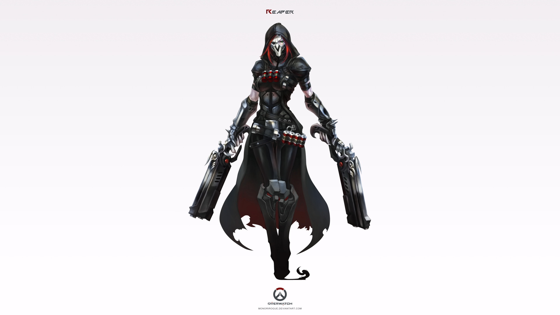 Reaper Unleashed: 4K Ultra HD Overwatch Gunman in Mask Wallpaper by ...