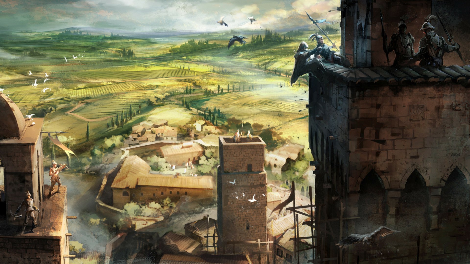 Assassin’s Creed HD Wallpaper: Epic Views and Stealth Adventures