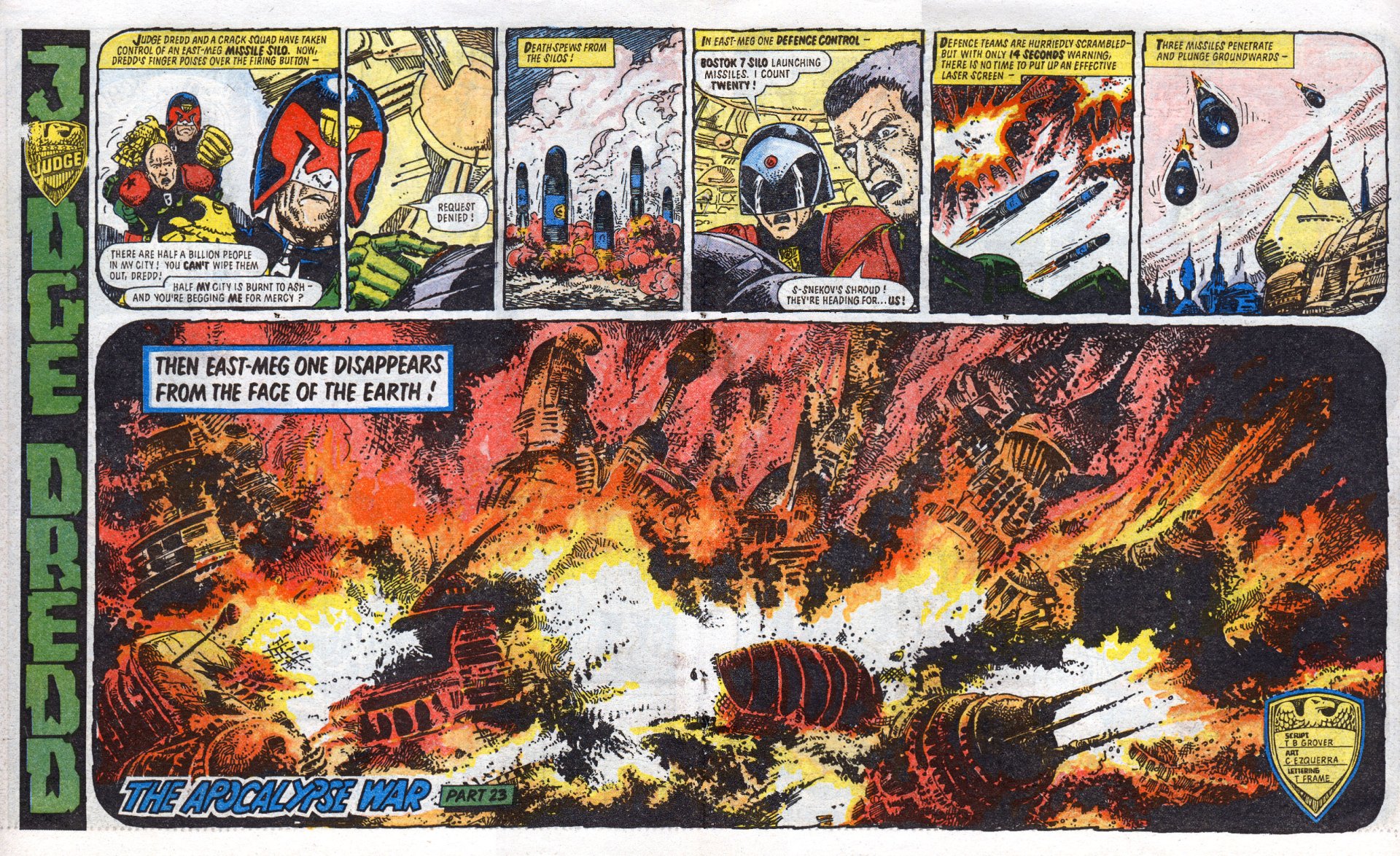 Download Comic Judge Dredd HD Wallpaper