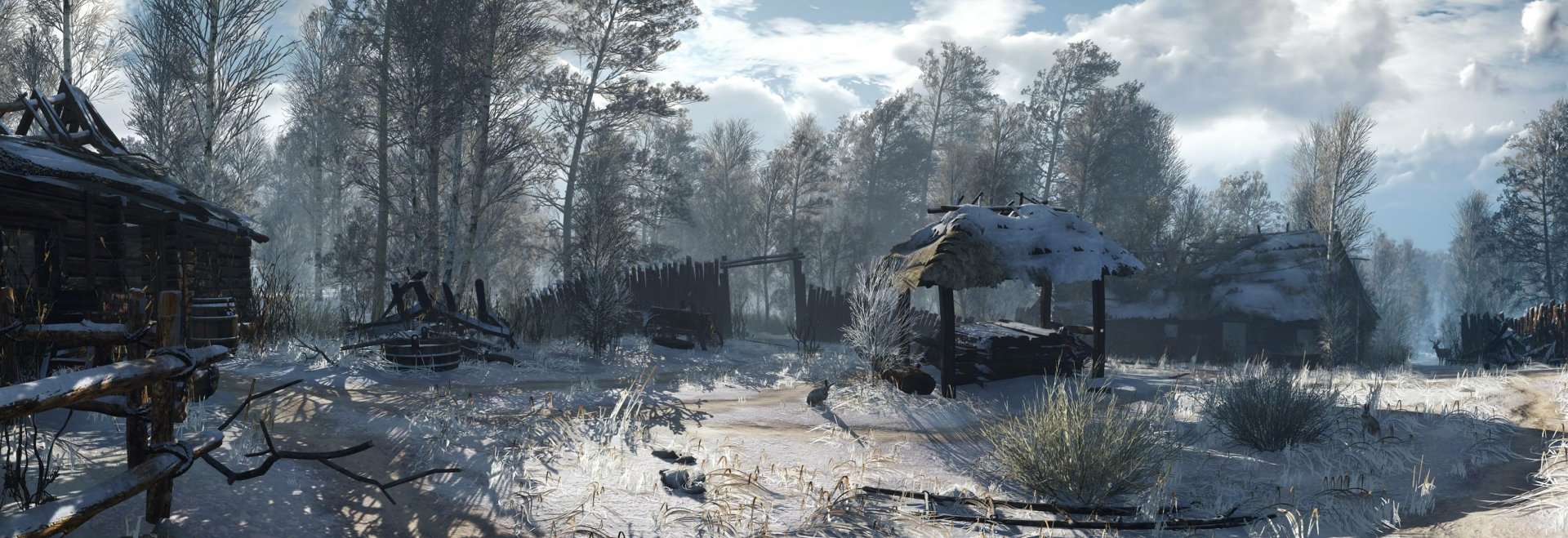The Witcher 3: Wild Hunt - Frostbound Marsh HD Wallpaper | 3147x1080 ...