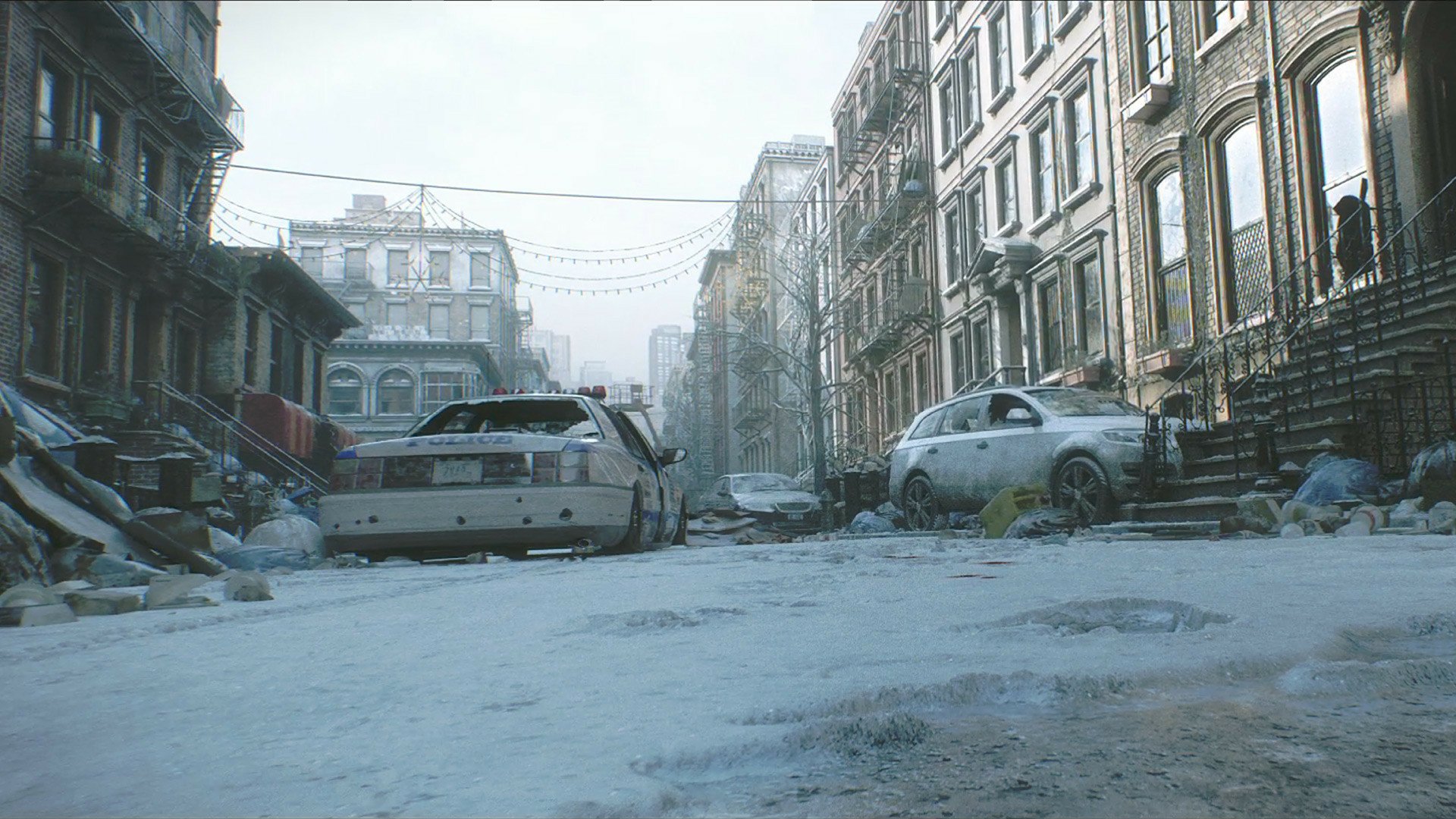 The Division HD Wallpaper: Post-Apocalyptic Urban Streetscape