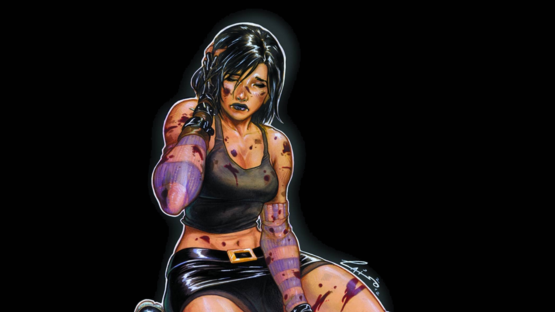 Download Comic Hack/Slash HD Wallpaper