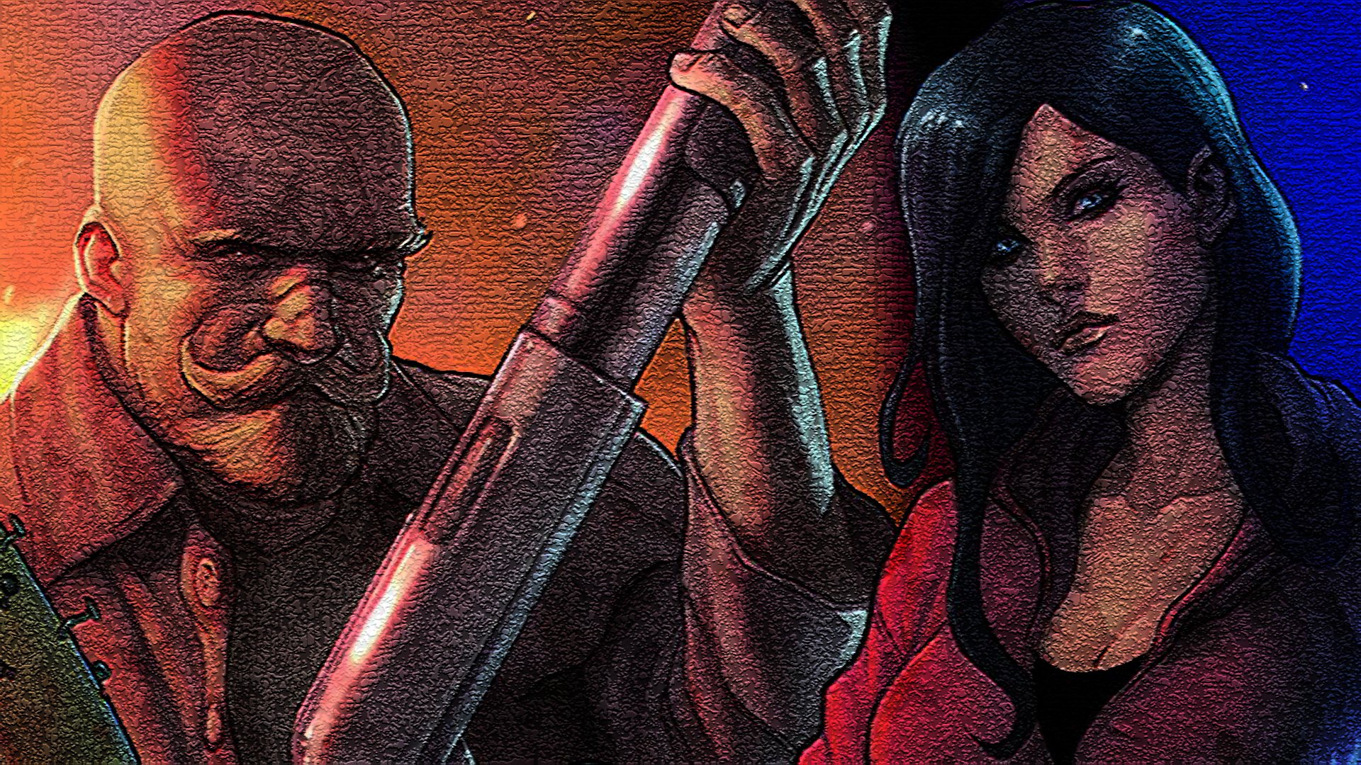 Download Comic Hack/Slash HD Wallpaper
