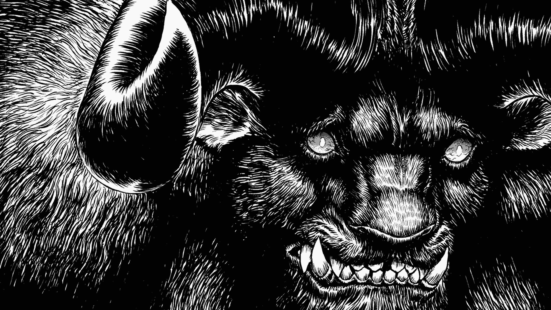 Berserk Beast HD – Dark Anime Power Unleashed | 1920x1080 | Wallpaper Abyss