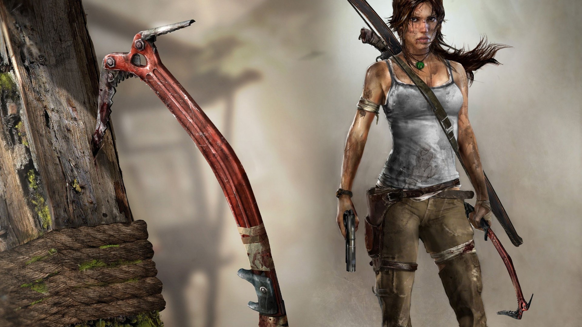Tomb Raider HD Wallpaper – Legendary Video Game Heroine in Action