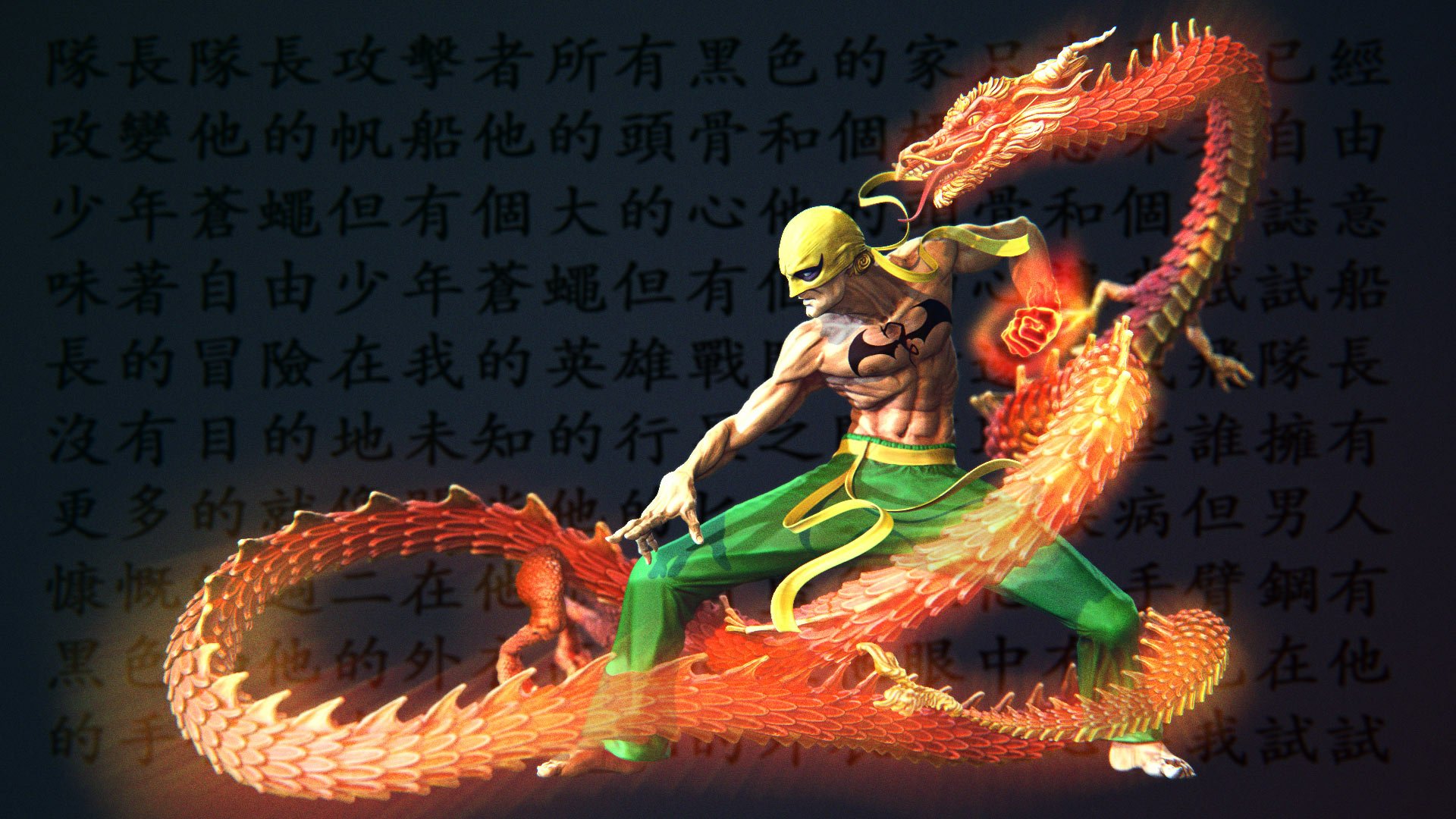 Download Comic Iron Fist HD Wallpaper