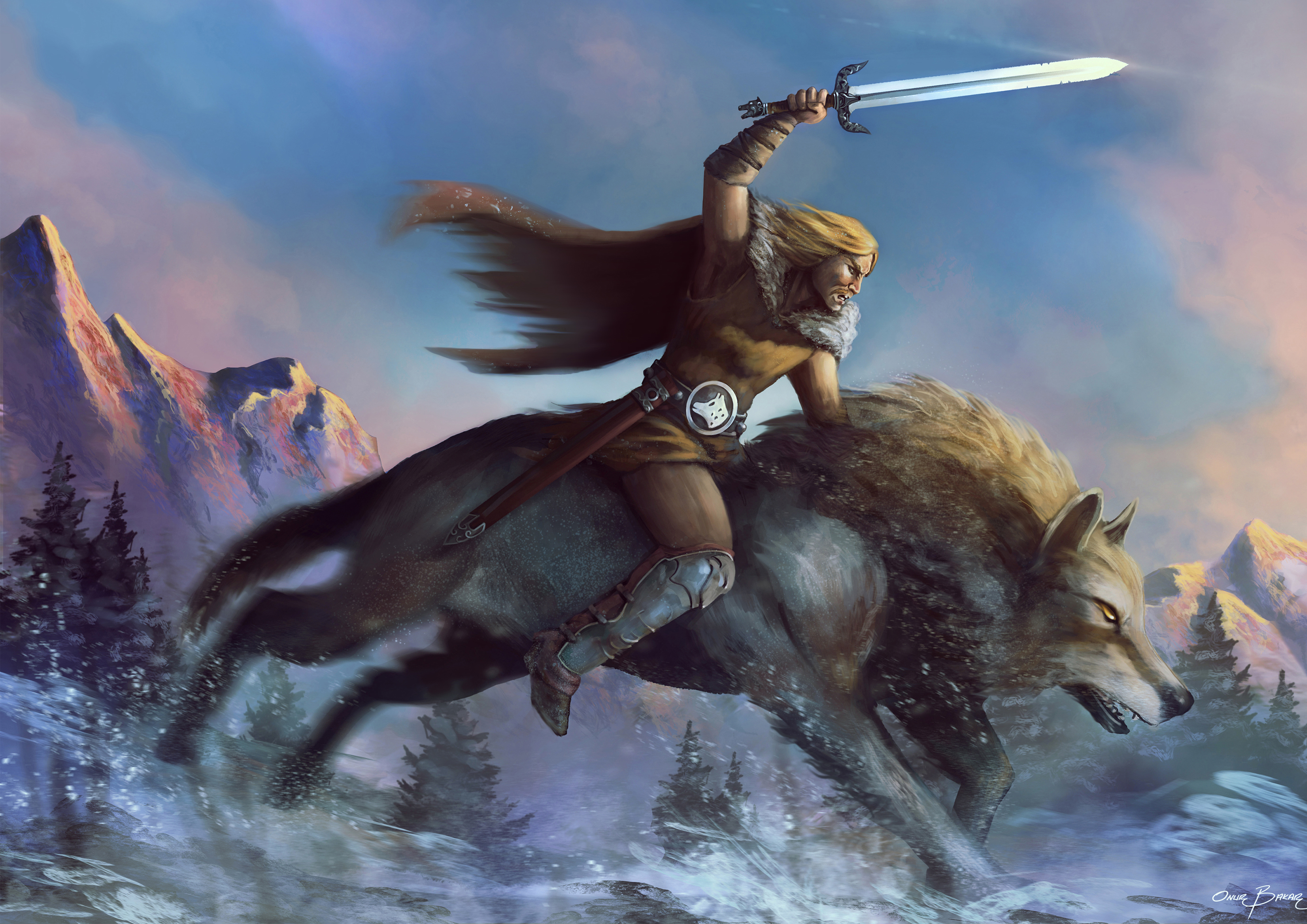 Download Fantasy Warrior Fantasy Warrior HD Wallpaper by bakarov