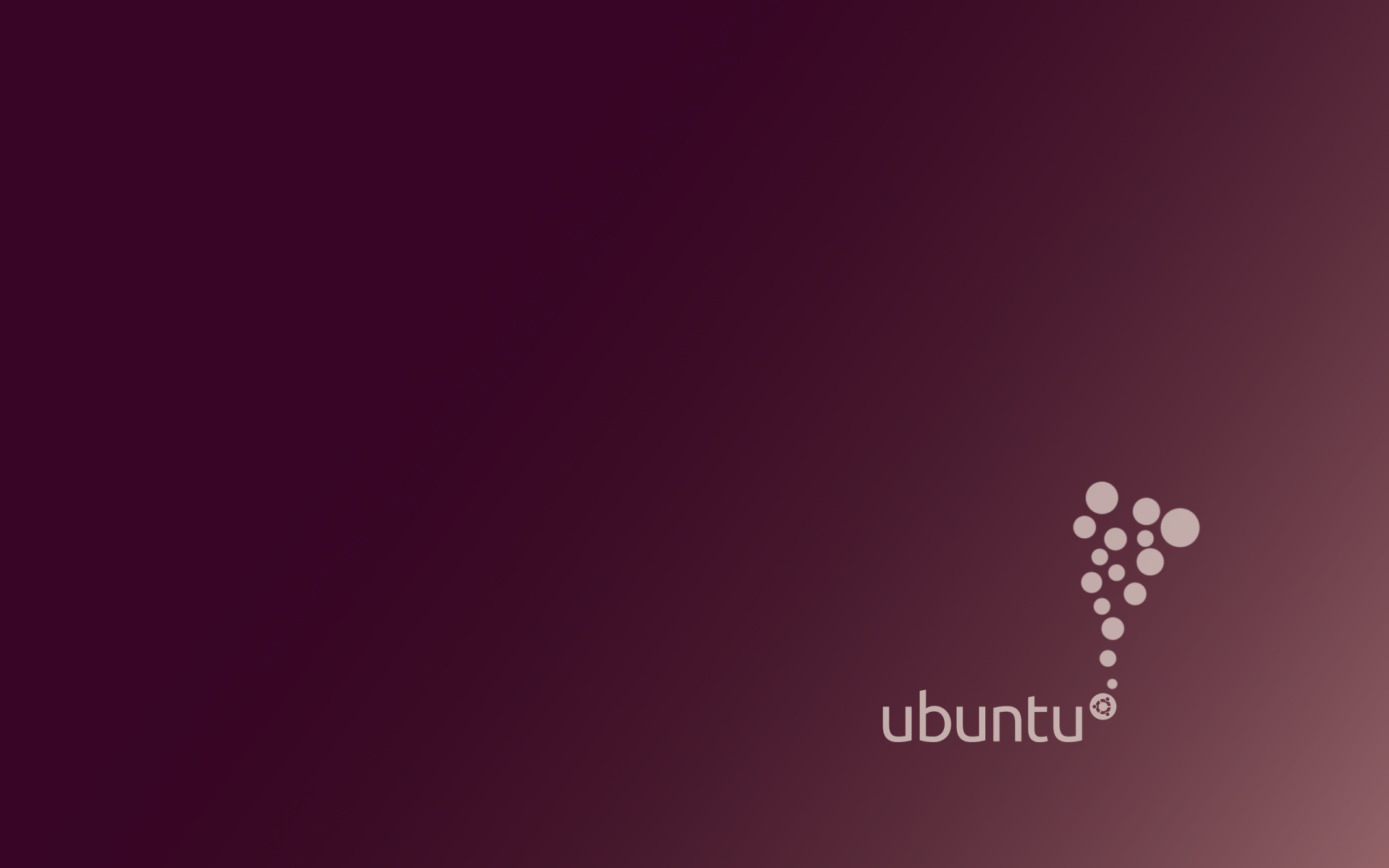 Ubuntu Tech Purple: Sleek HD Linux Wallpaper