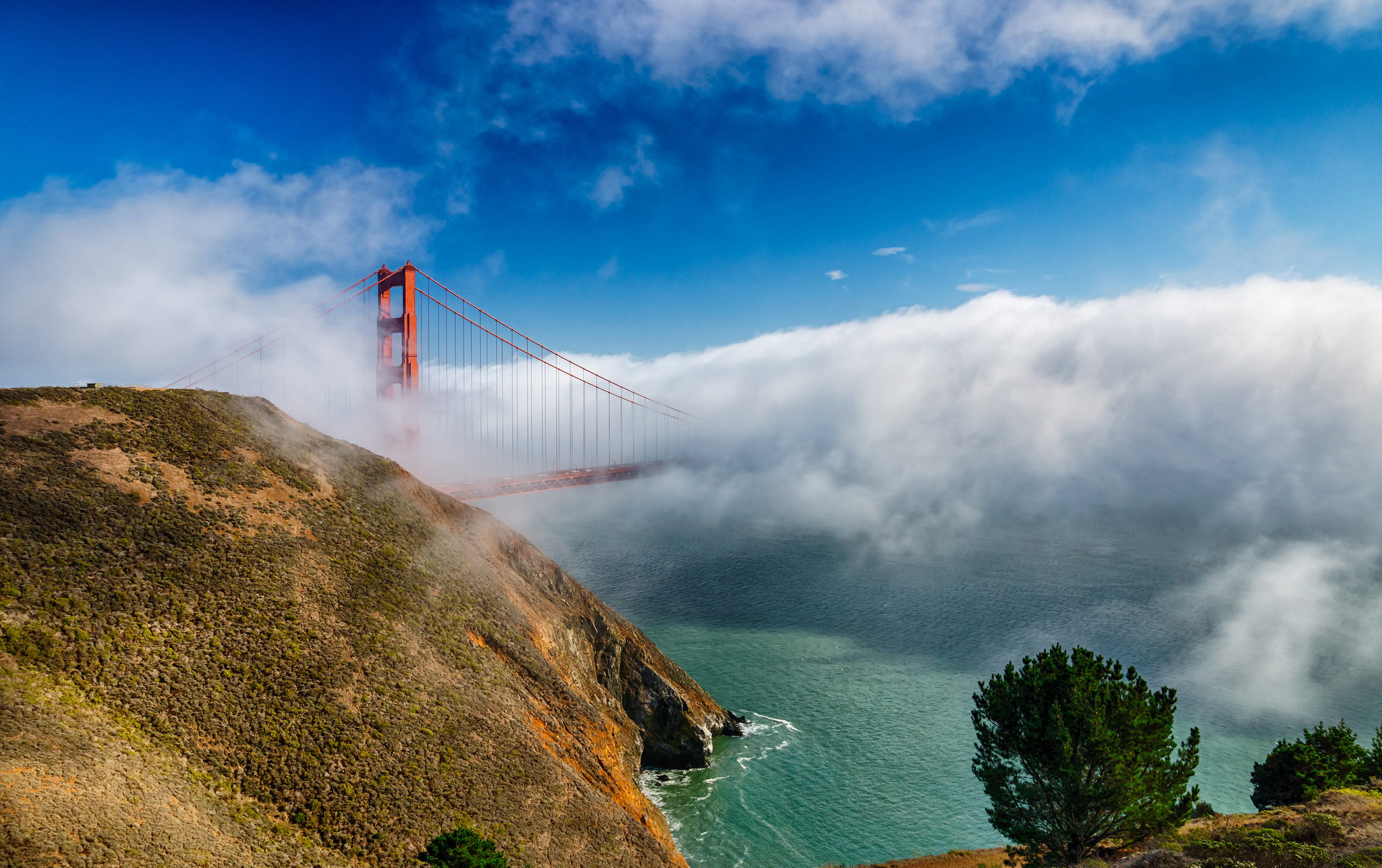 Download Man Made Golden Gate HD Wallpaper