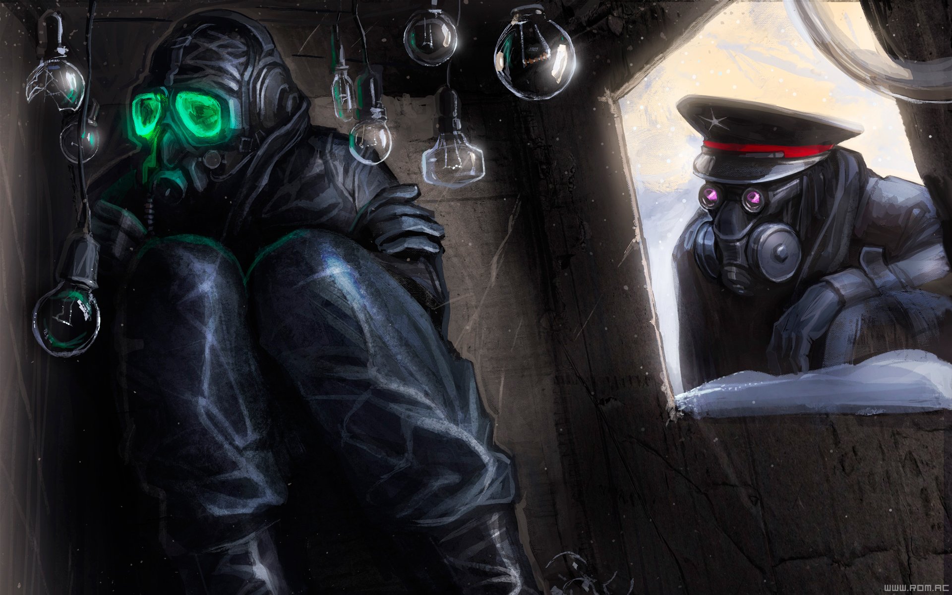 Download Comic Romantically Apocalyptic HD Wallpaper by Vitaly S. Alexius