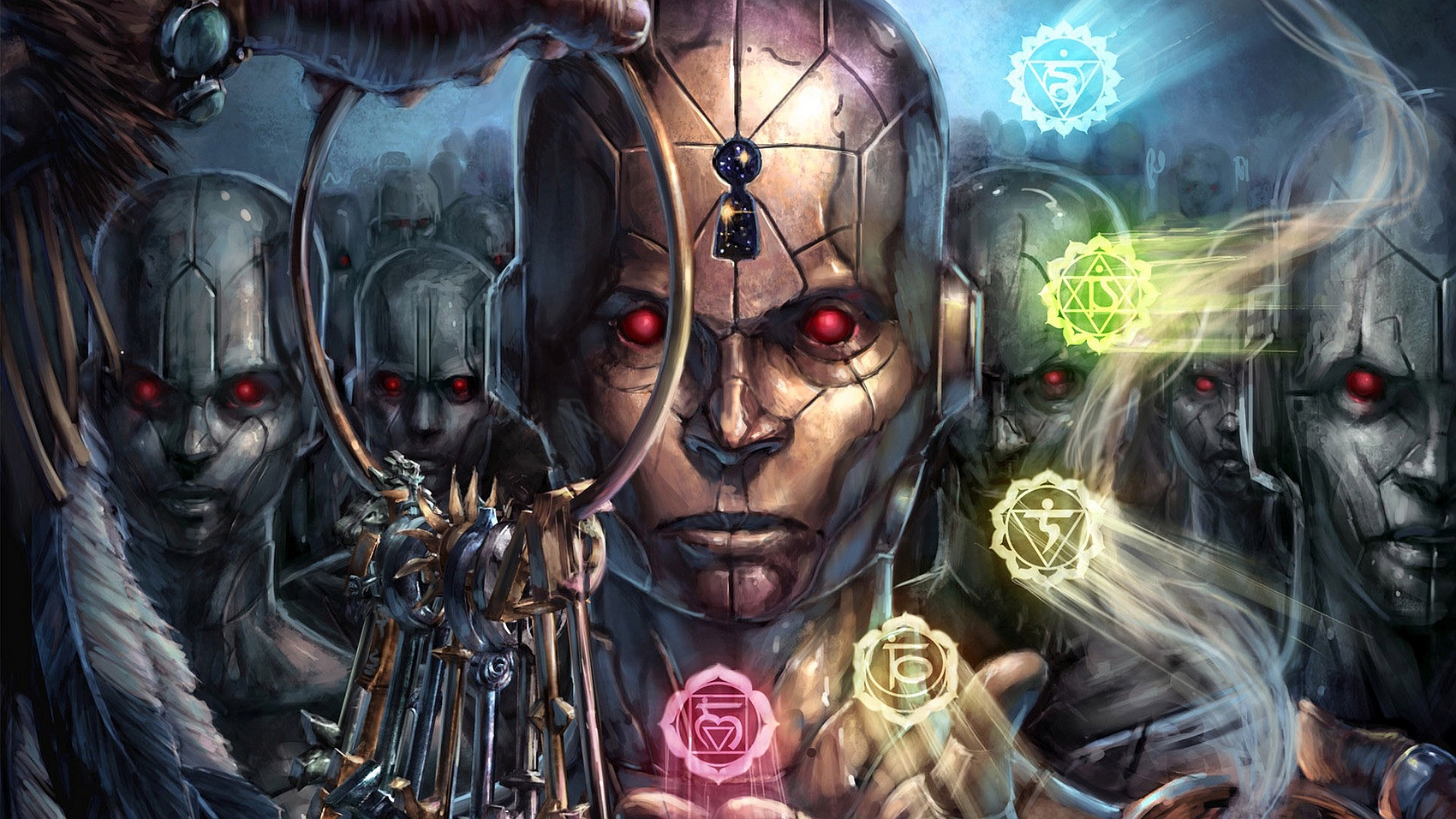 Download Comic Cyborg Wallpaper