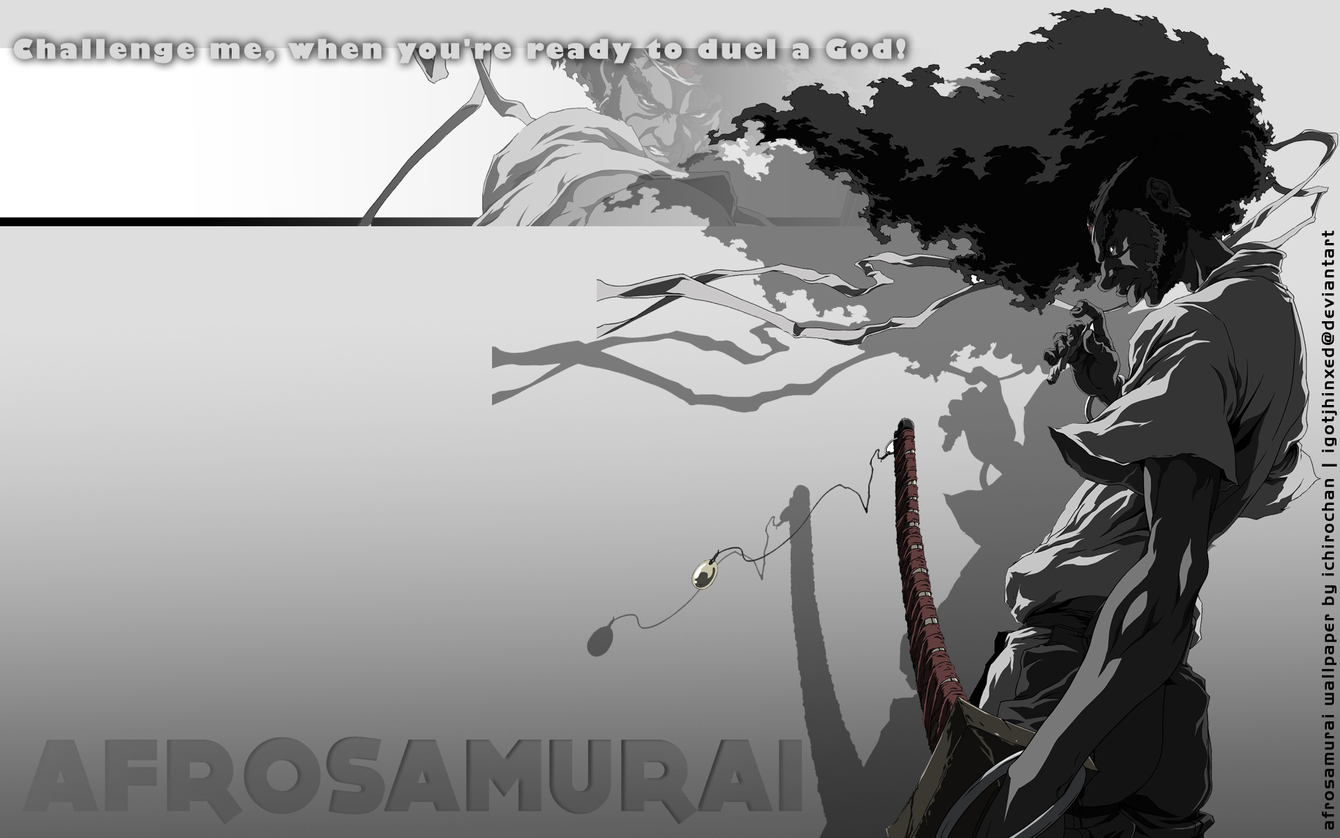 Afro Samurai HD Wallpaper: Embrace the Duel of a Legendary Anime Warrior