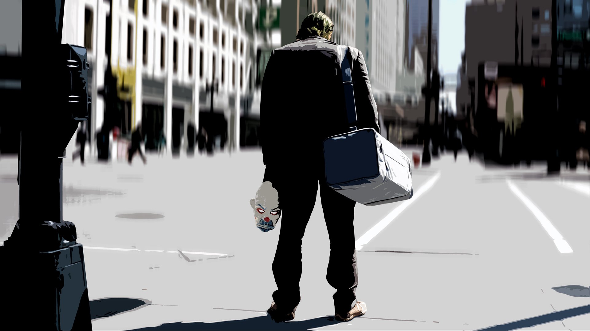 HD Wallpaper of the Joker from The Dark Knight