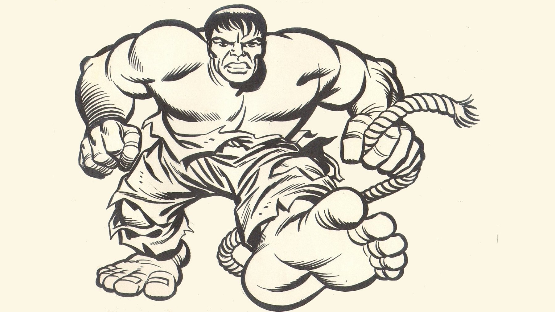 Hulk Smash: Classic Comic HD Wallpaper