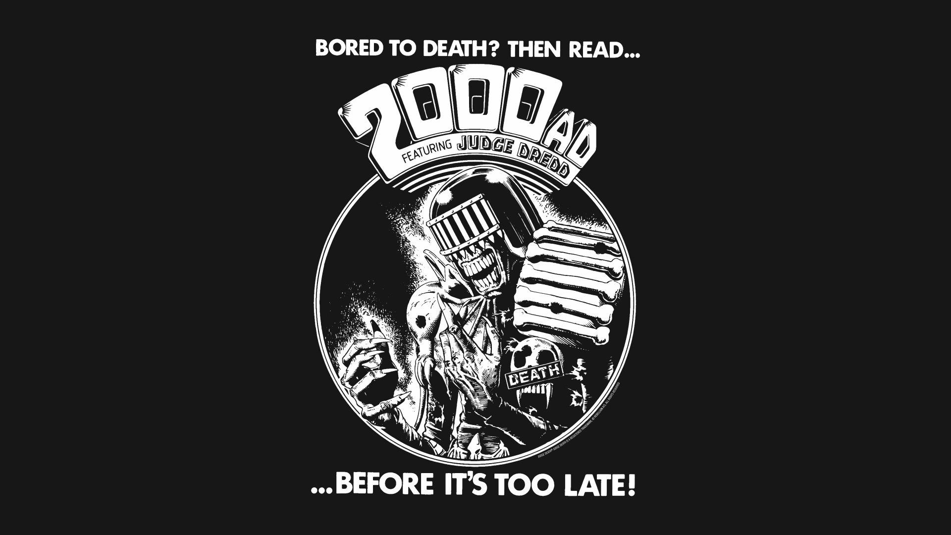 Download Judge Dredd Comic 2000 AD 8k Ultra HD Wallpaper