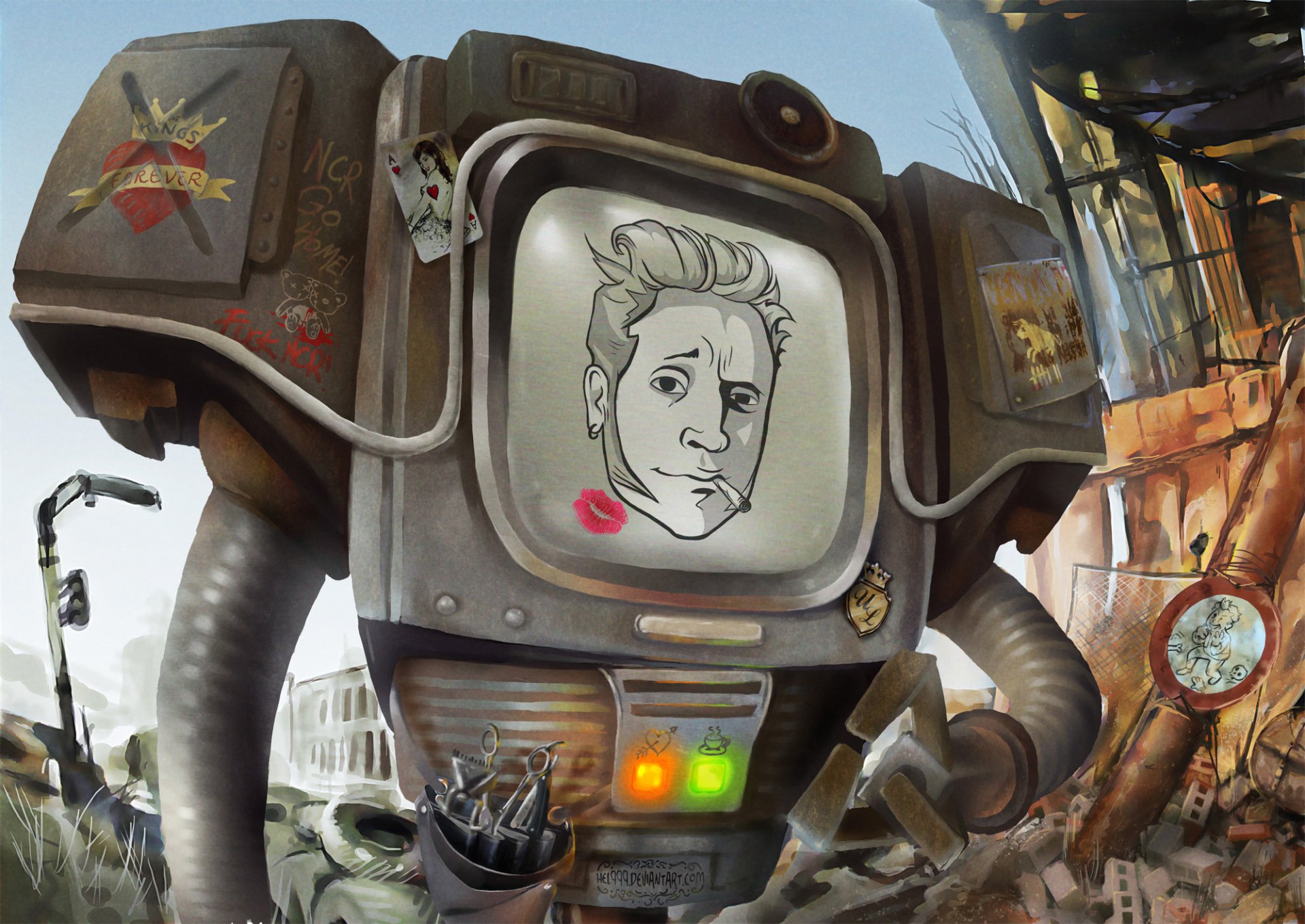 Video Game Fallout HD Wallpaper by Charlotte Soileh