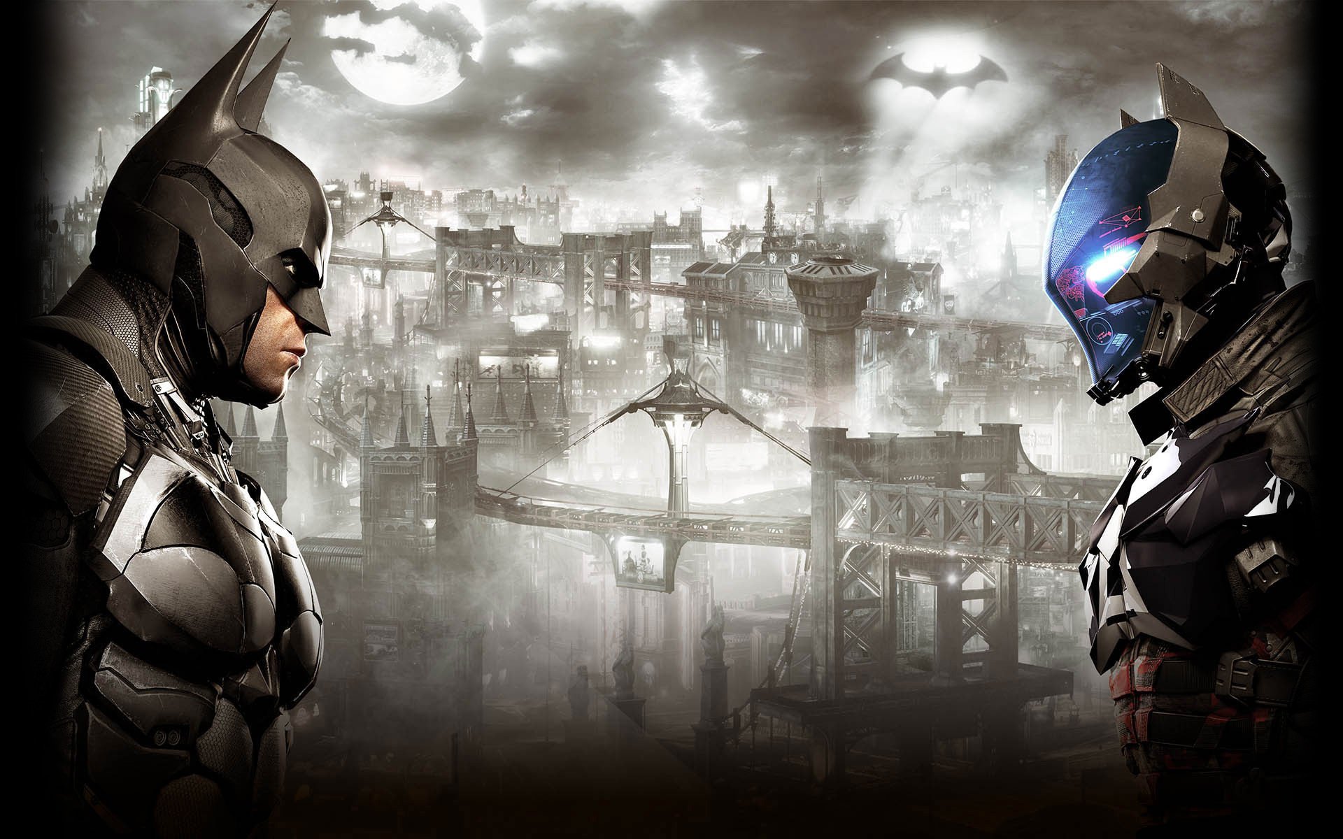 Batman: Arkham Knight HD Wallpaper – Epic Showdown in Gotham City