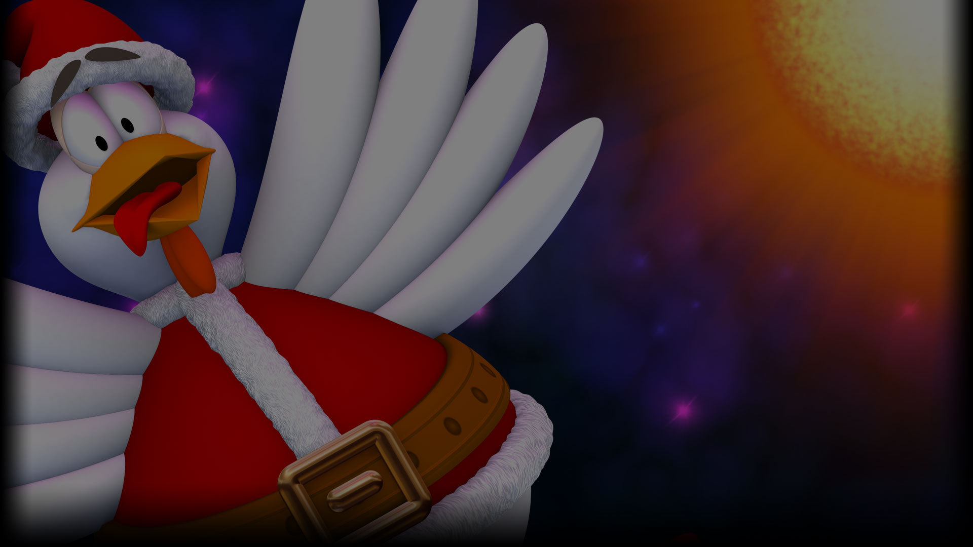 Video Game Chicken Invaders 3 HD Wallpaper