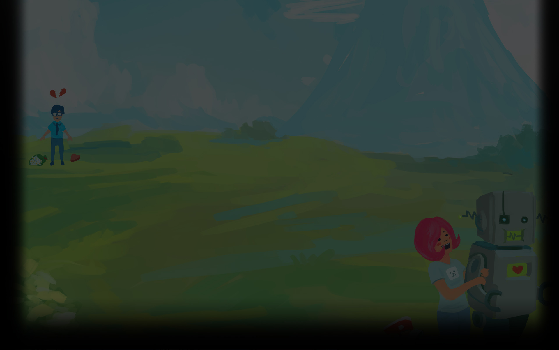 Video Game Girls Like Robots HD Wallpaper