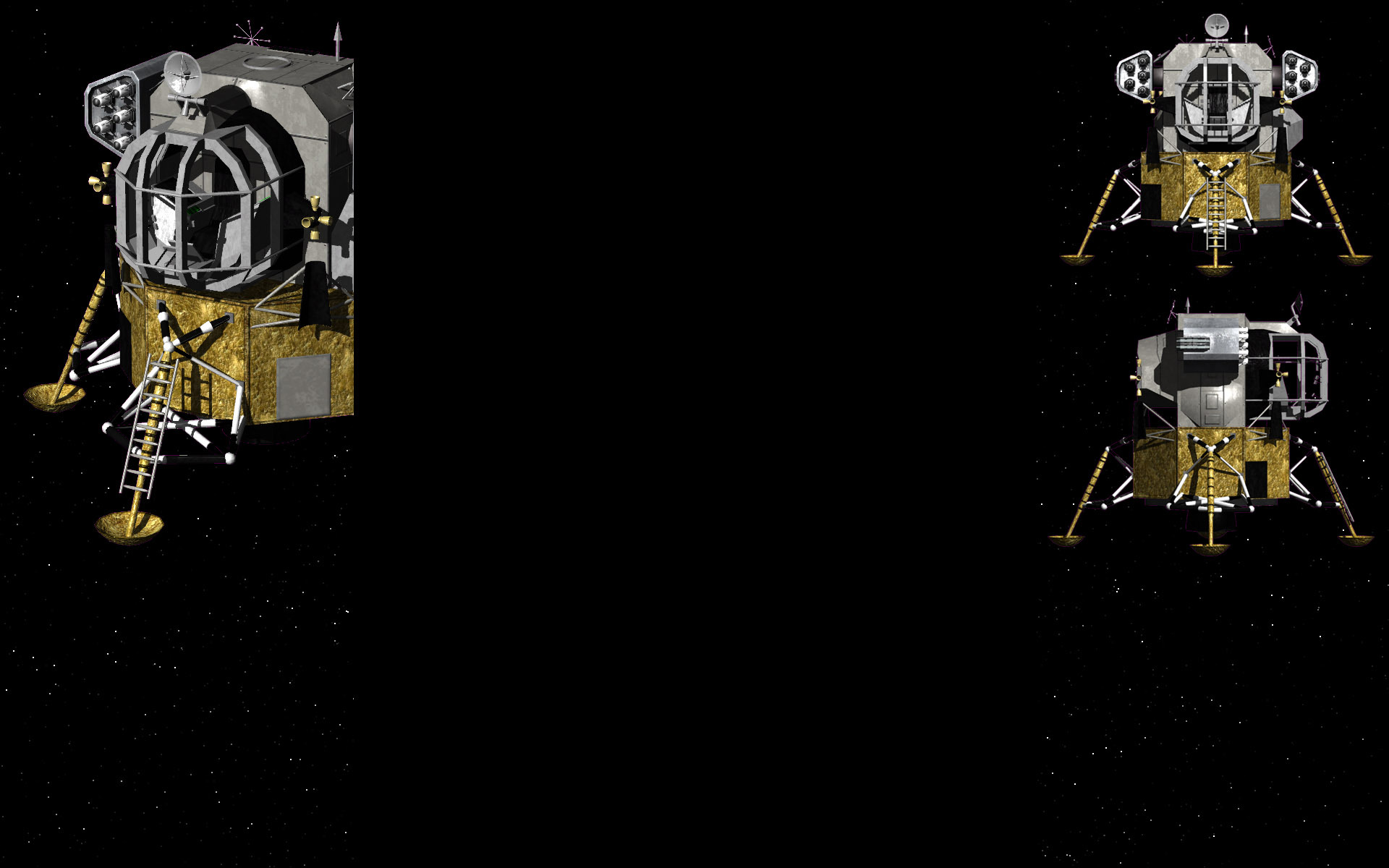 Video Game Lunar Flight HD Wallpaper