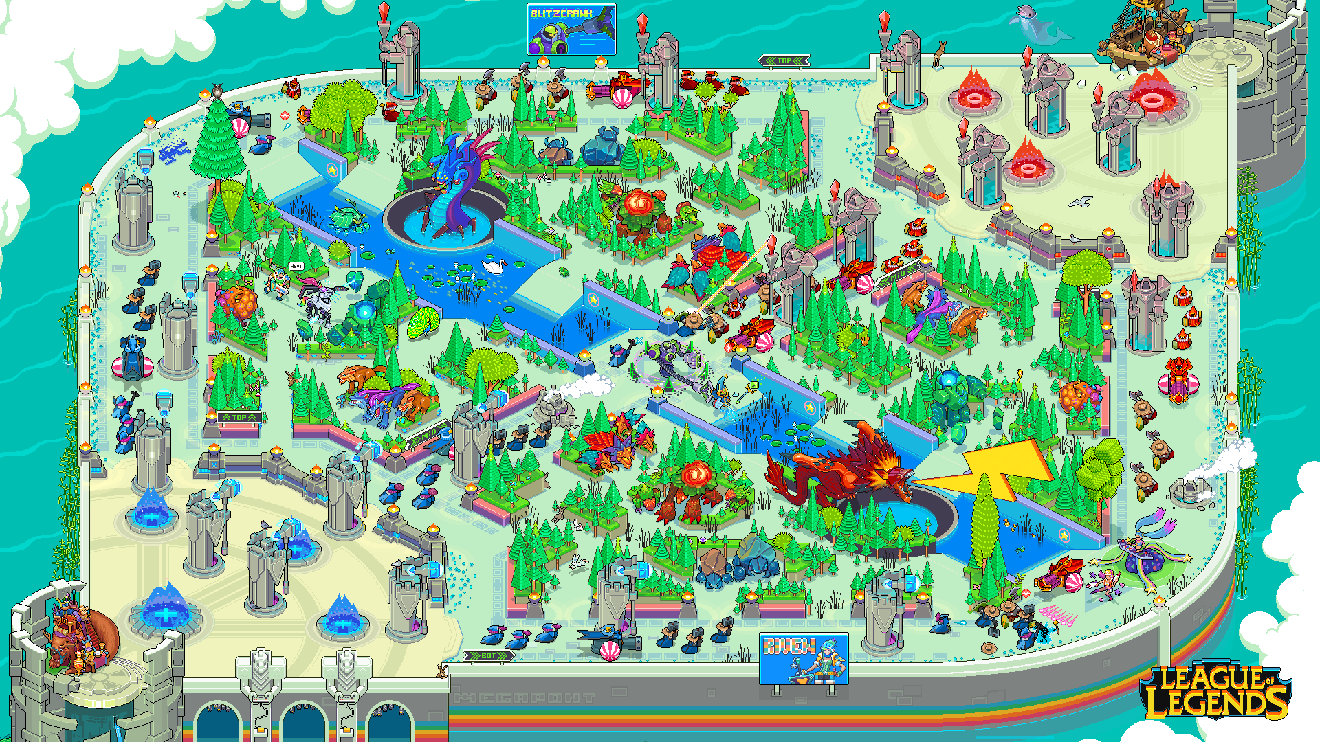 League of Legends HD Map: Epic Battlefields in Stunning Detail ...