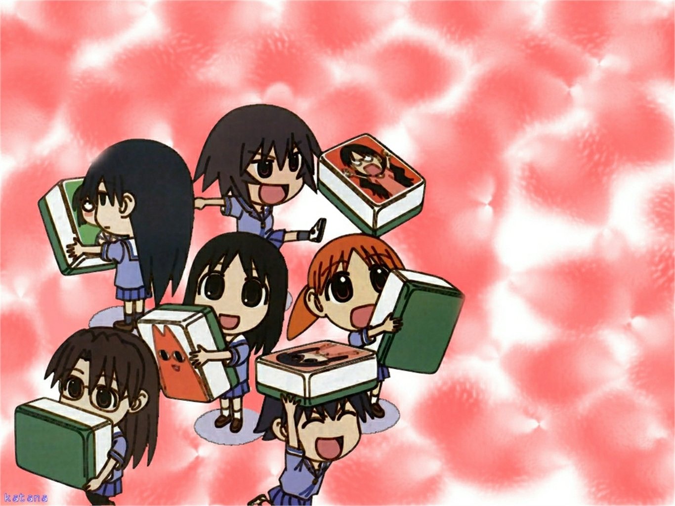 Download Anime Azumanga Daioh Wallpaper | 1366x1024 | Wallpaper Abyss