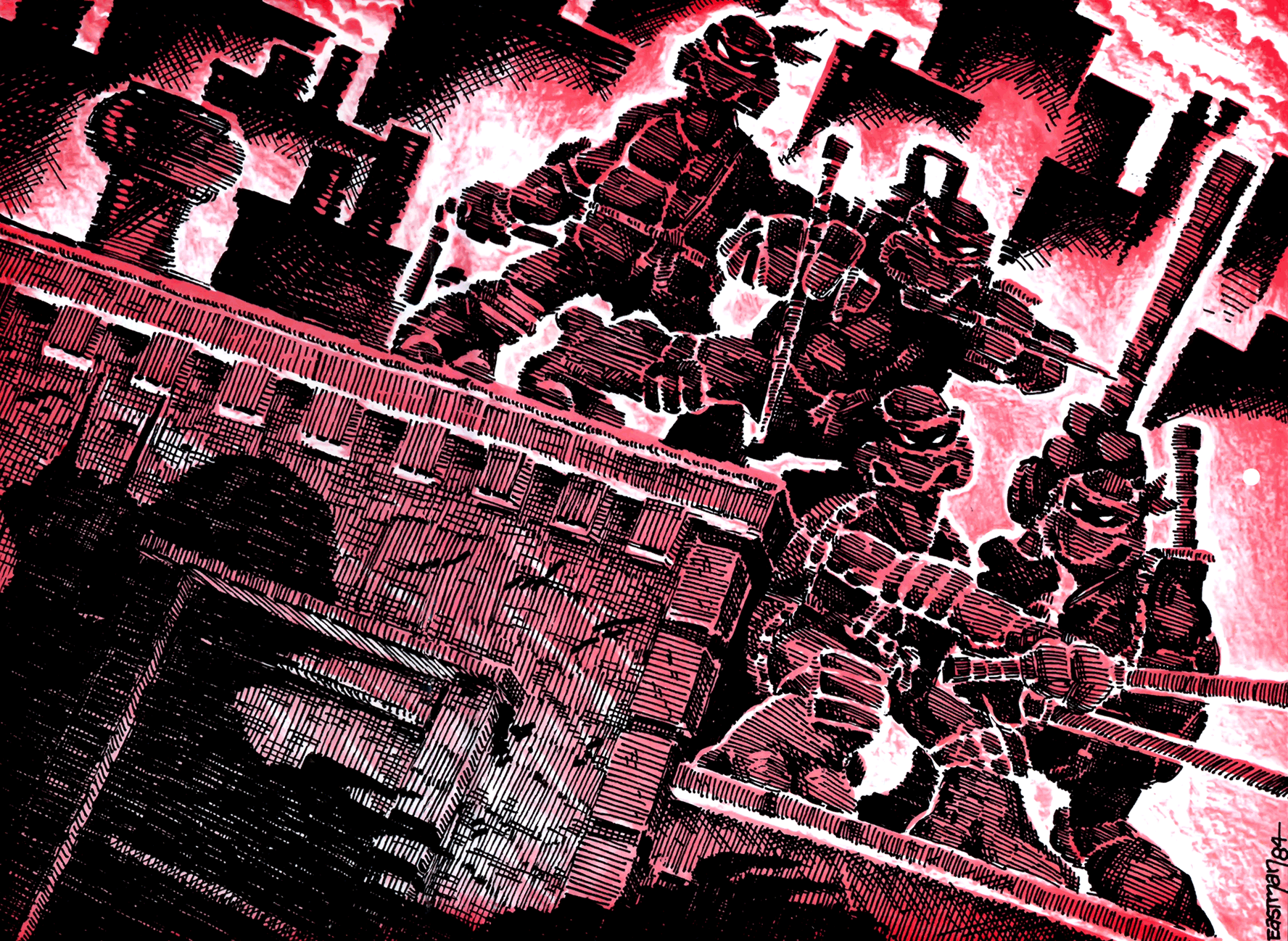 Download Comic Teenage Mutant Ninja Turtles Wallpaper