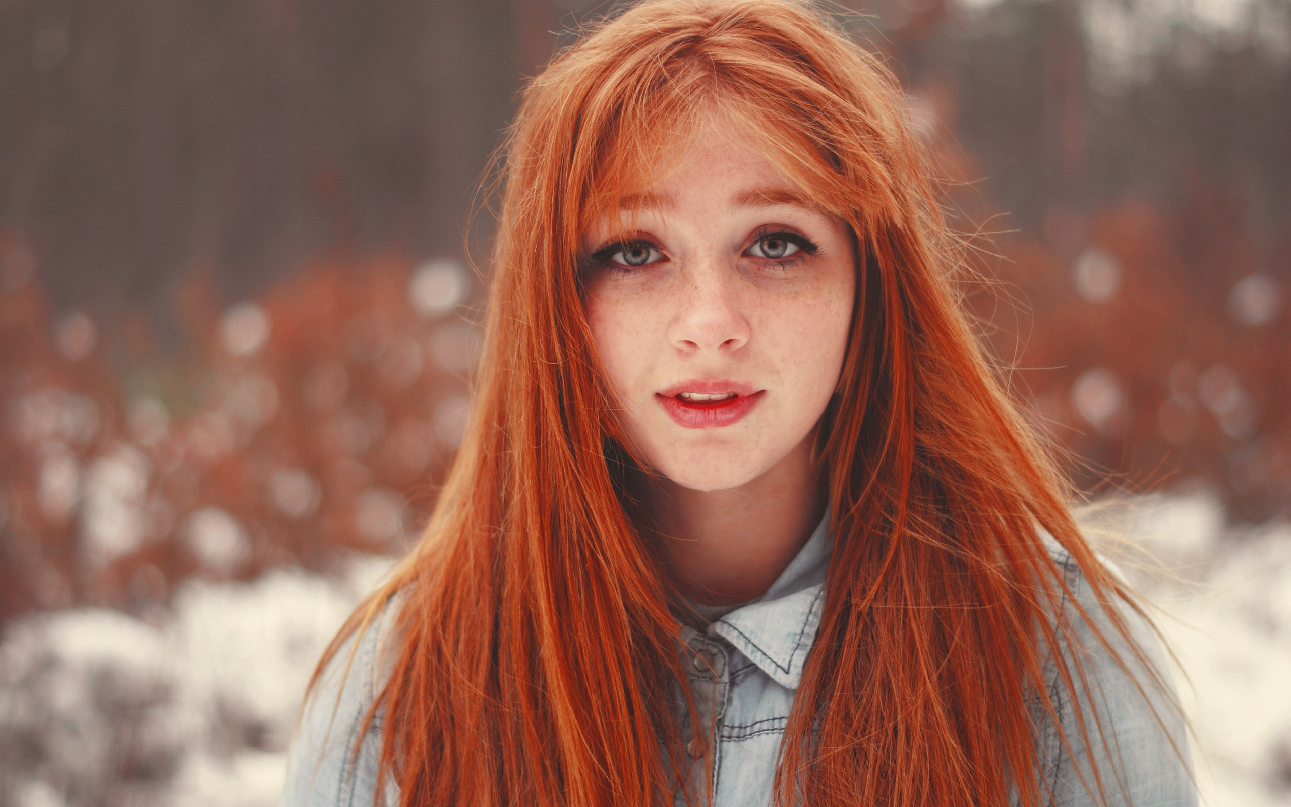 Stunning Woman's Face - HD Wallpaper