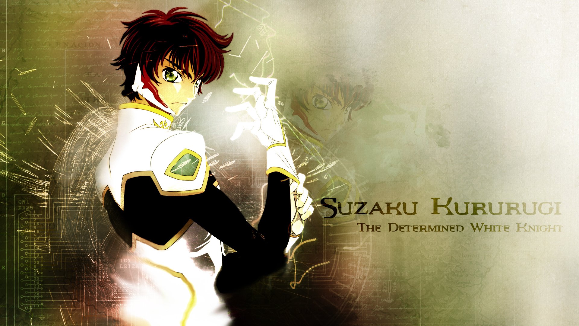 Download Suzaku Kururugi Anime Code Geass HD Wallpaper