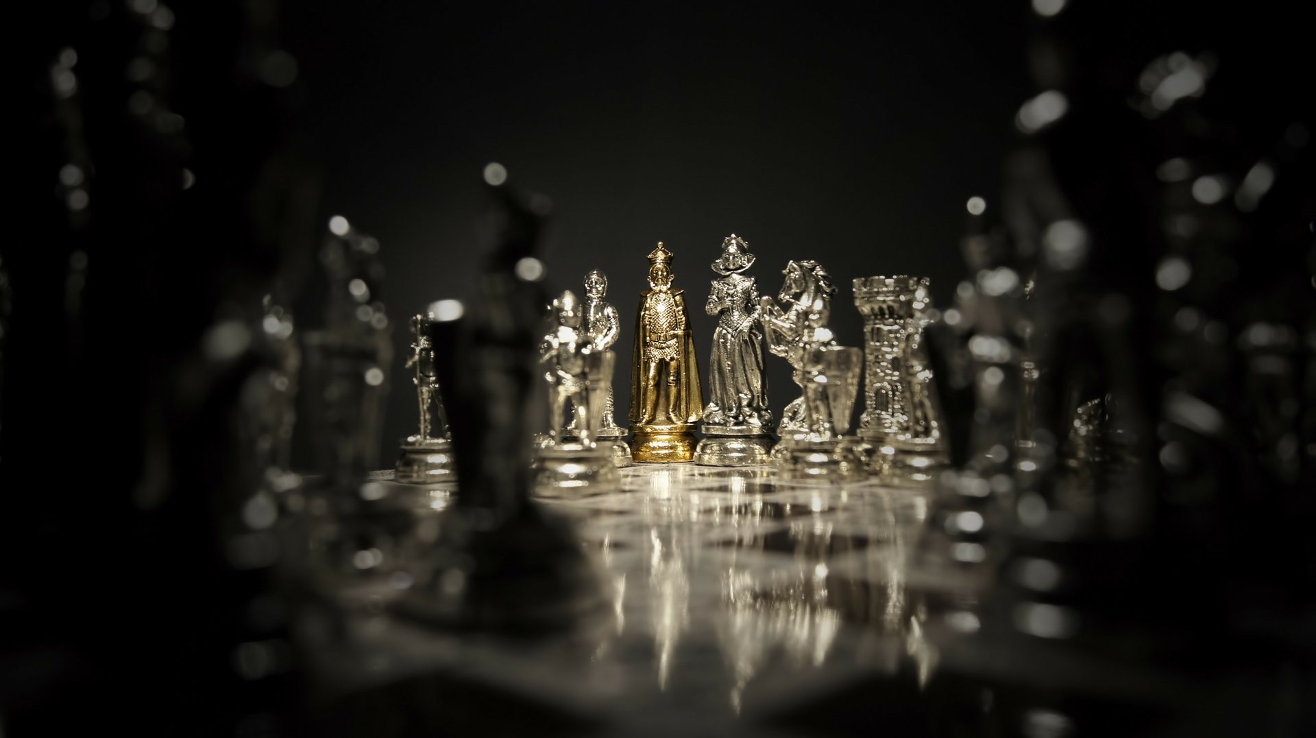 Masterful Moves: HD Chess Artistry in Man-Made Elegance
