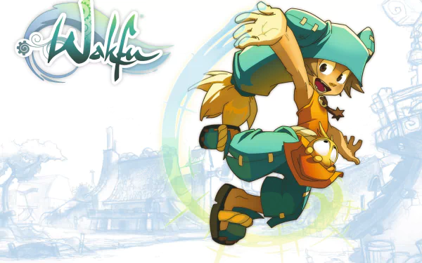 Vibrant Wakfu Anime HD Wallpaper