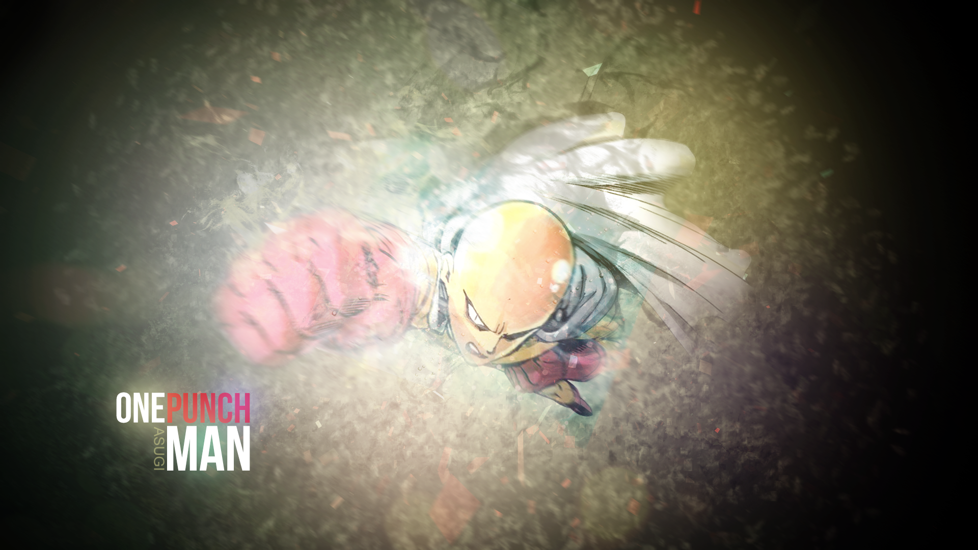 Epic Saitama HD Wallpaper from One-Punch Man