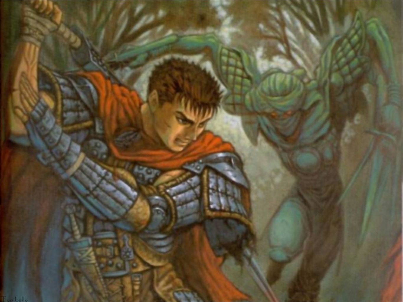 Epic Guts Battle - Berserk Anime HD Wallpaper