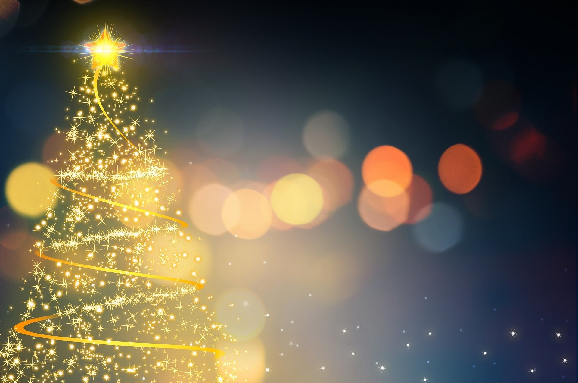 Download Christmas Lights Christmas Tree Bokeh Holiday Christmas HD ...