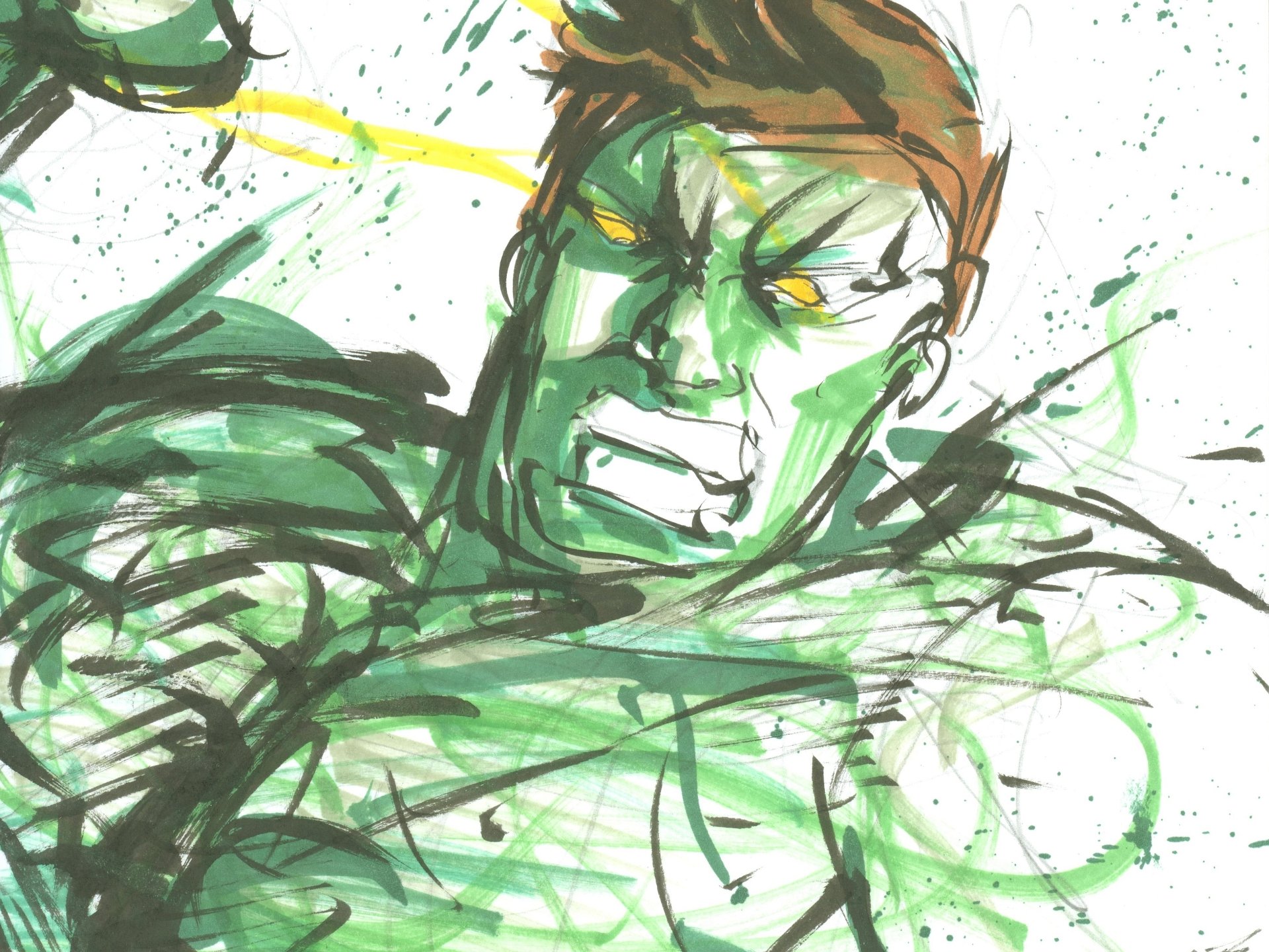 Hulk Unleashed: 4K Ultra HD Comic Wallpaper