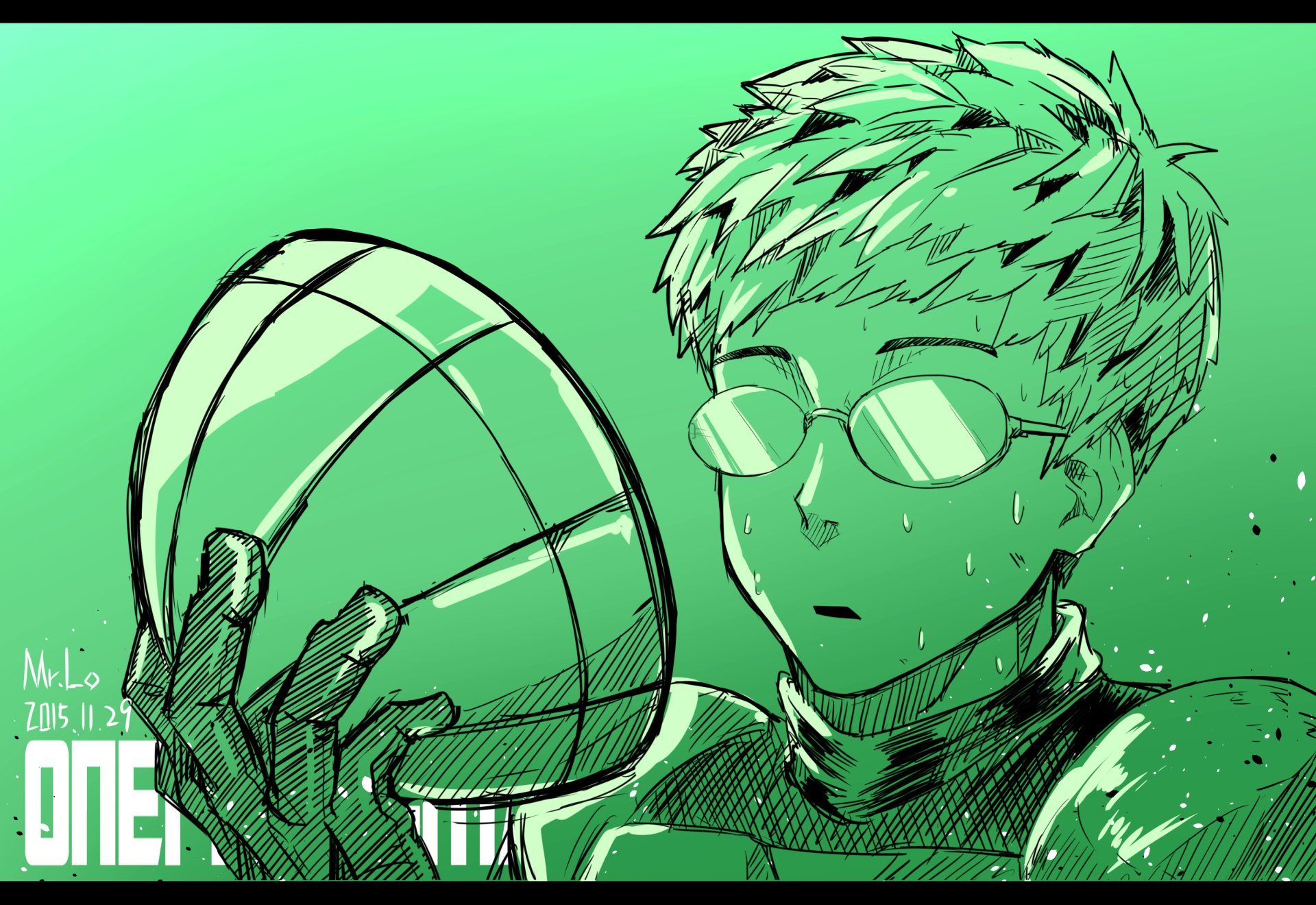 Download Mumen Rider Anime One-Punch Man HD Wallpaper by MrLo