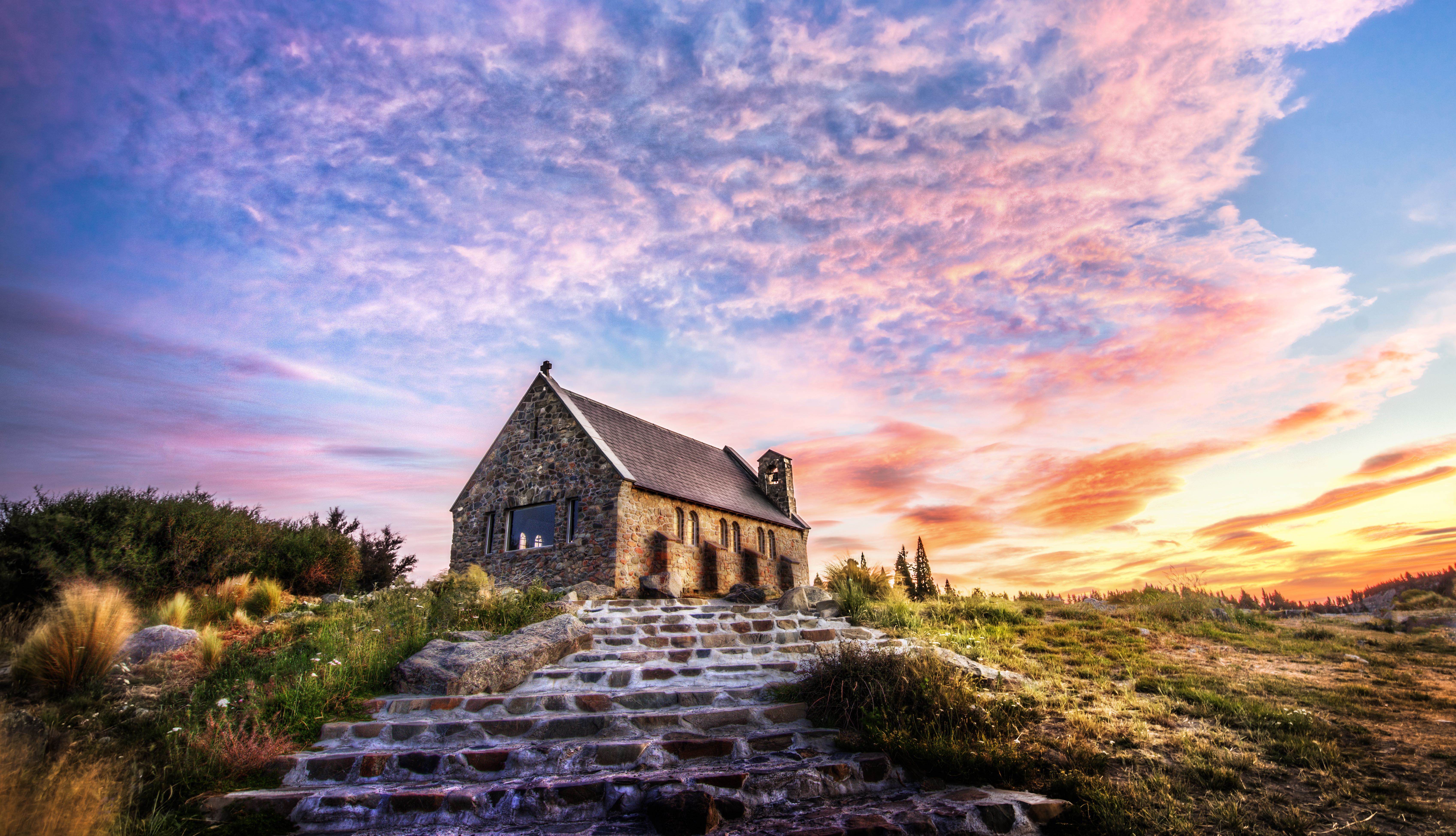 Download Stairs HDR Religious Church 4k Ultra HD Wallpaper by Trey Ratcliff