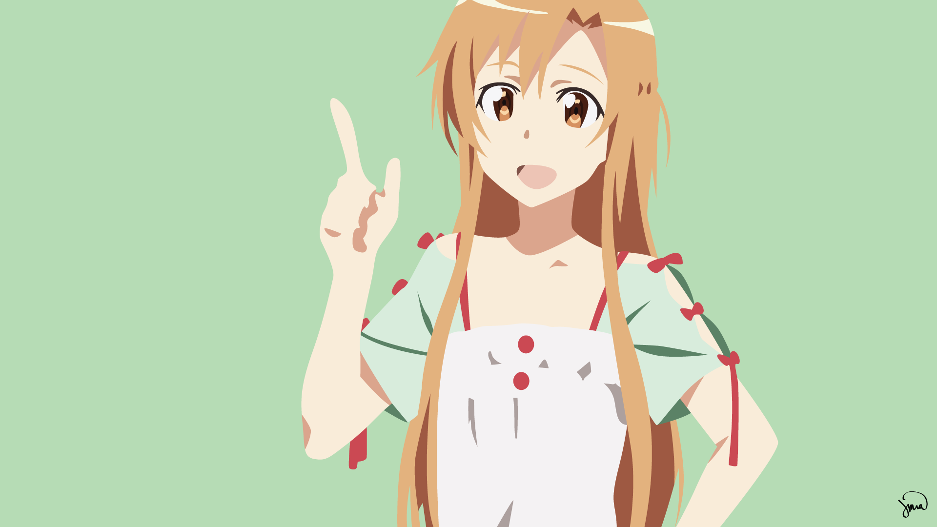 Asuna Yuuki HD Wallpaper – Sword Art Online Anime Showcase by Greenmapple17