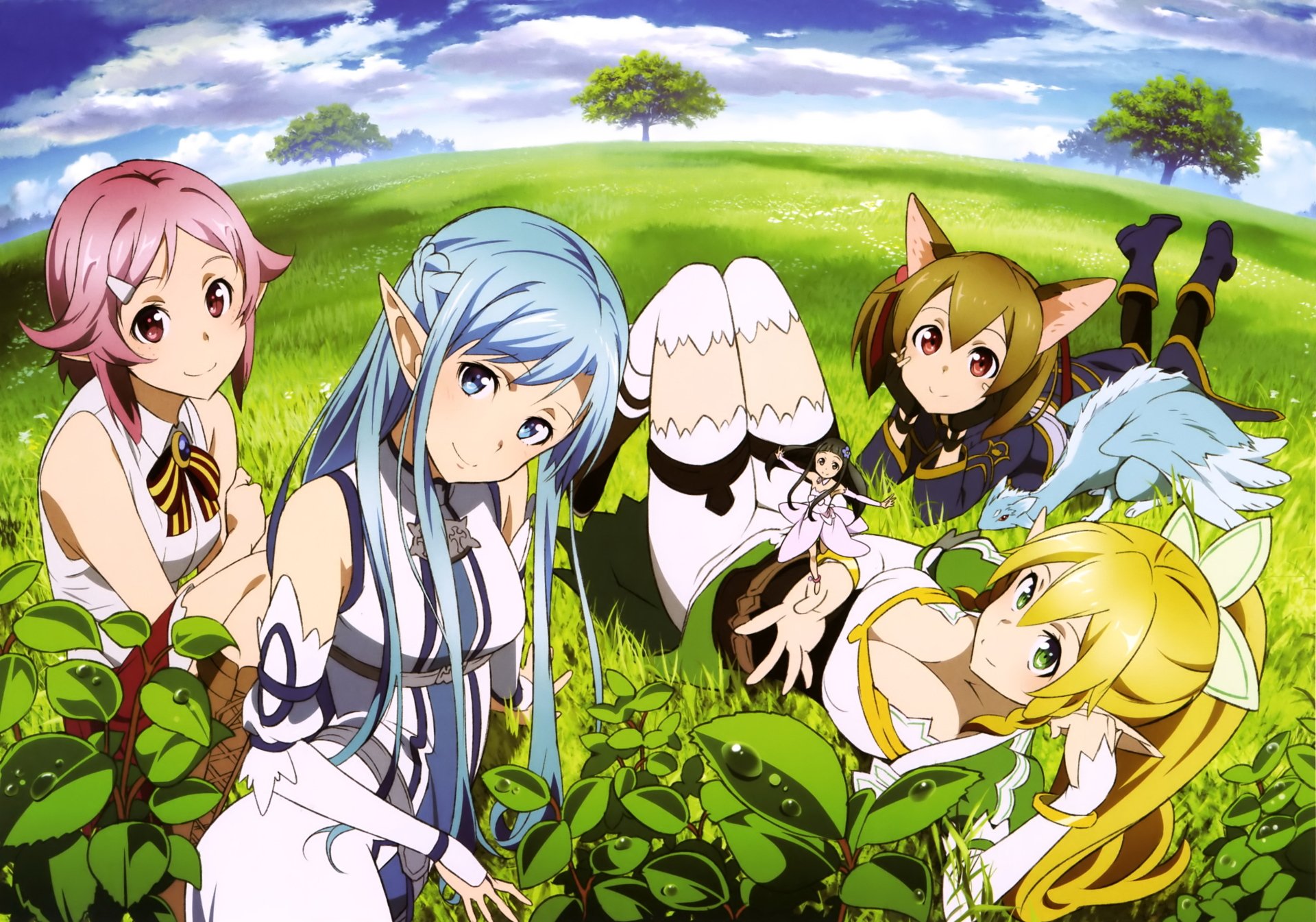 Sword Art Online II Characters HD Wallpaper
