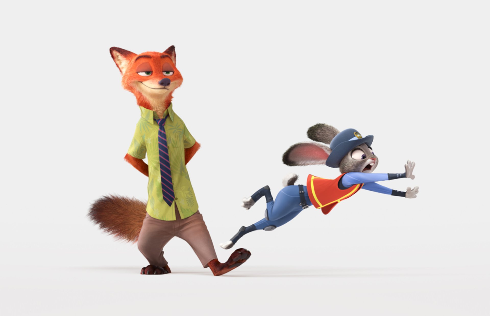 Zootopia HD Wallpaper: Nick Wilde & Judy Hopps Adventure