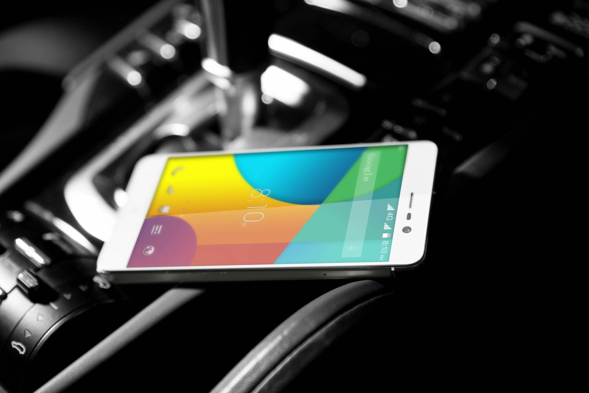 4K Ultra HD Tech Vibes: Sleek Smartphone in Focus