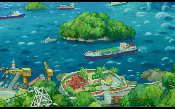 Download Ponyo's Magical World - HD Wallpaper for Free!