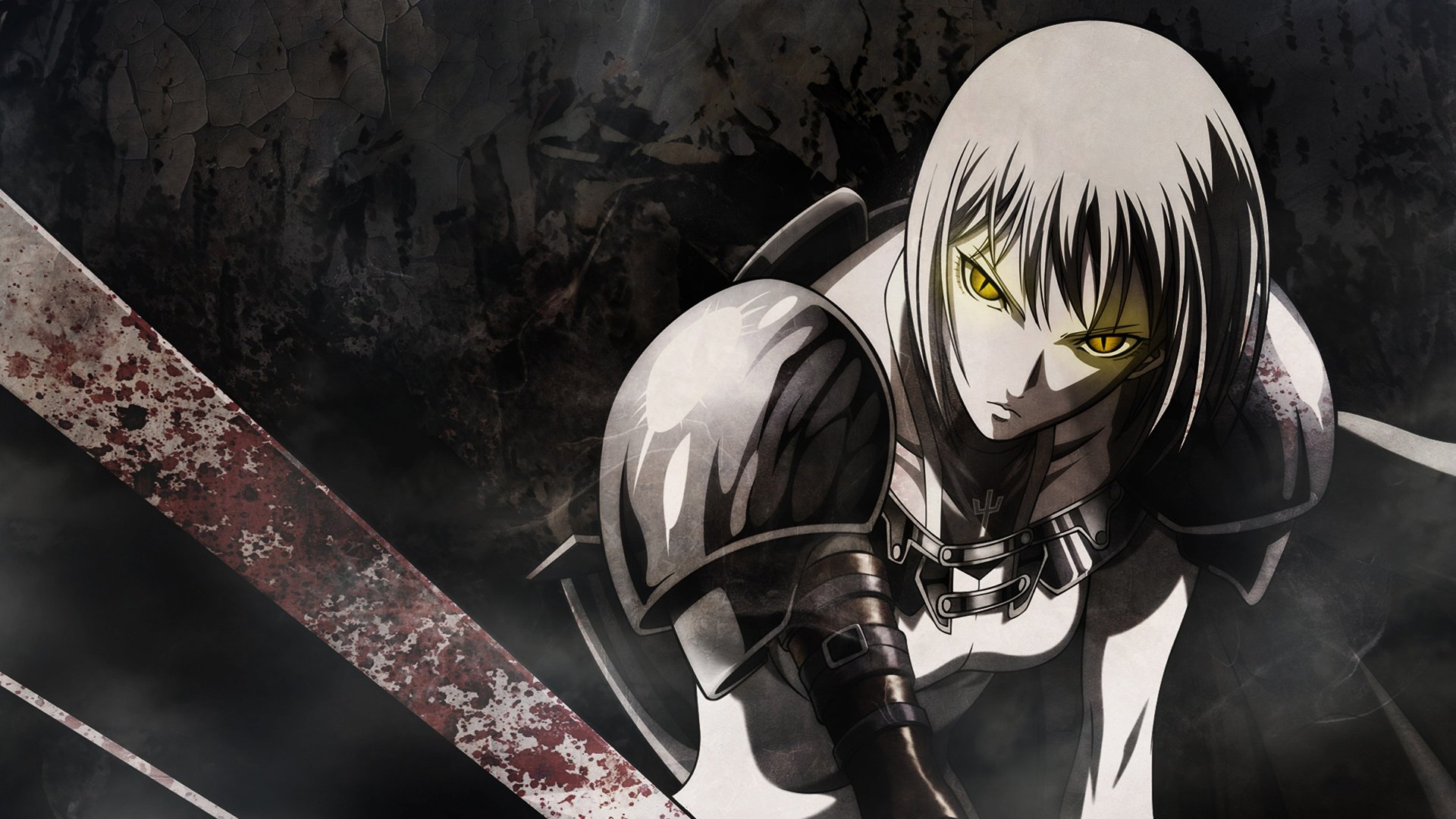 Claymore Warrior HD: Fierce Anime Blade Wallpaper