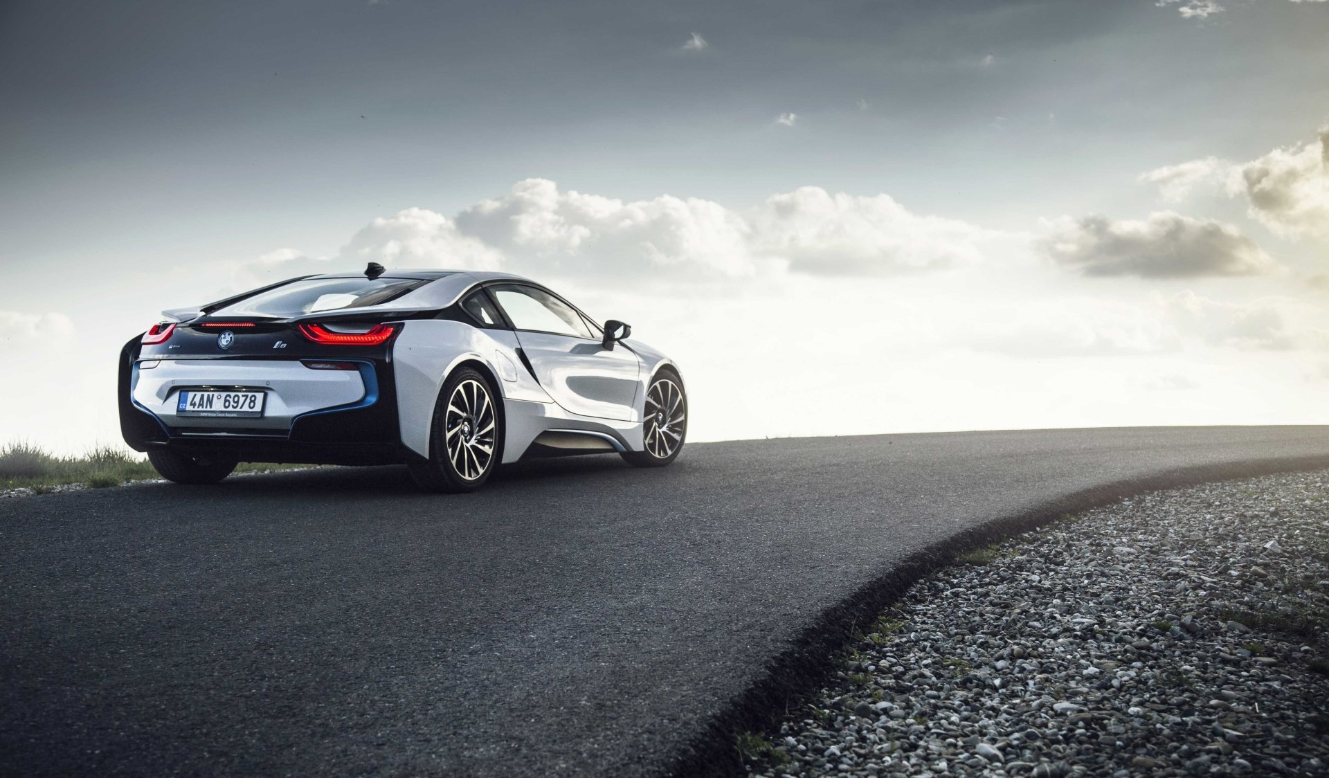 BMW i8 on Open Road | Stunning 4K Ultra HD Wallpaper