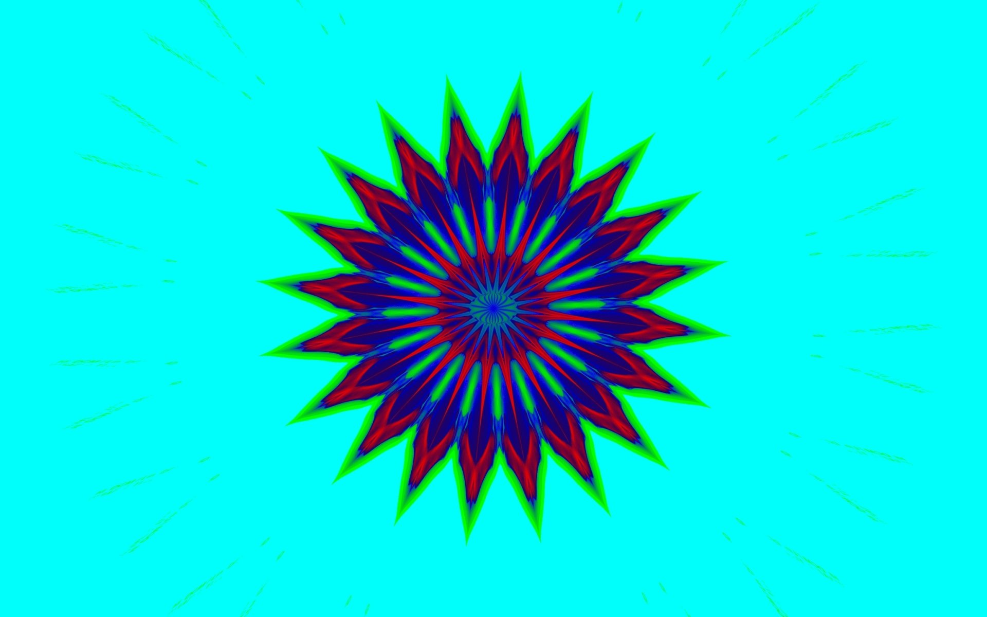 Retro Flower version 2 by lonewolf6738 | 2304x1440 | Wallpaper Abyss