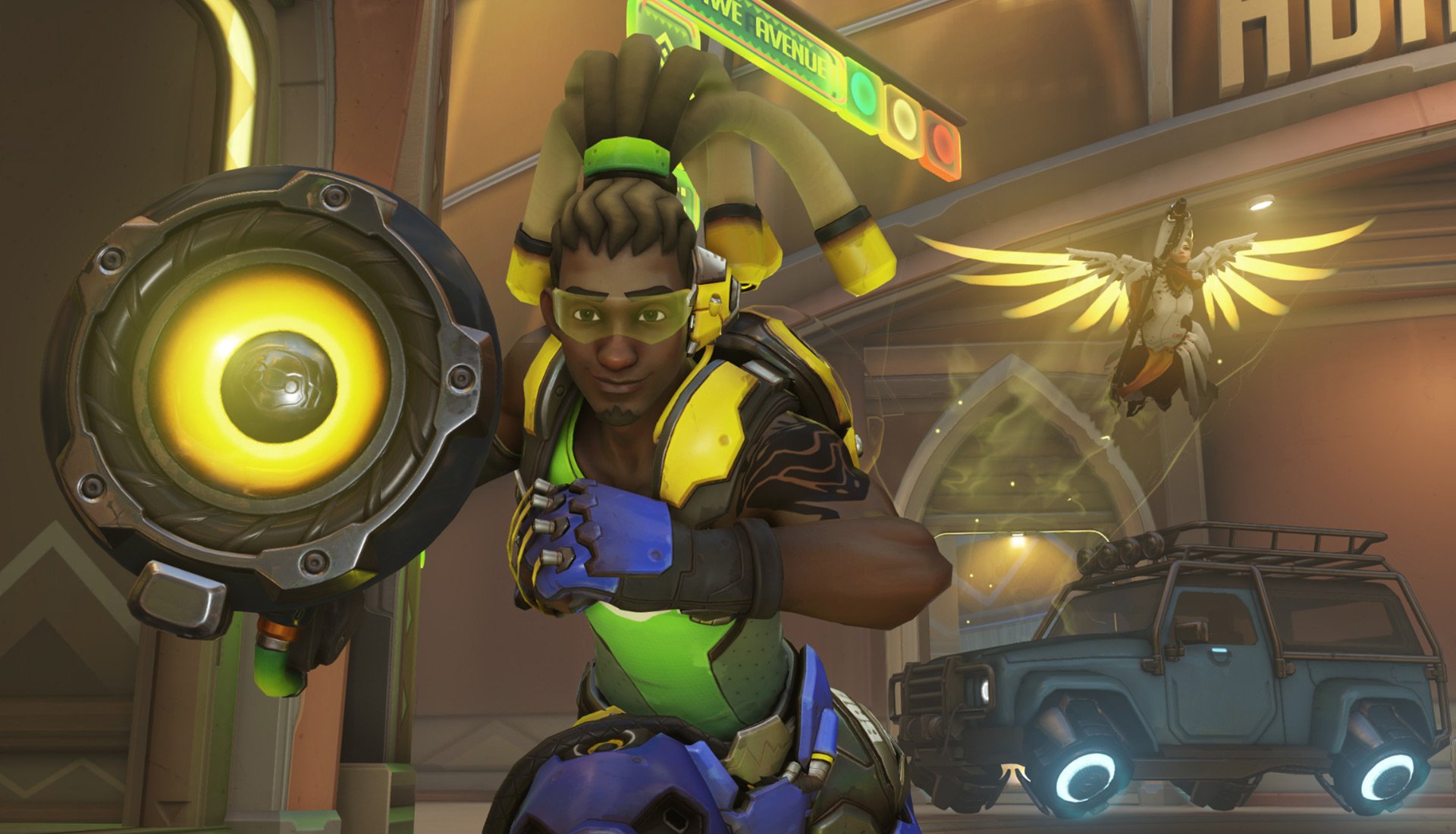 Overwatch Heroes Unite: Mercy & Lúcio HD Wallpaper Showcase | 1920x1100 ...