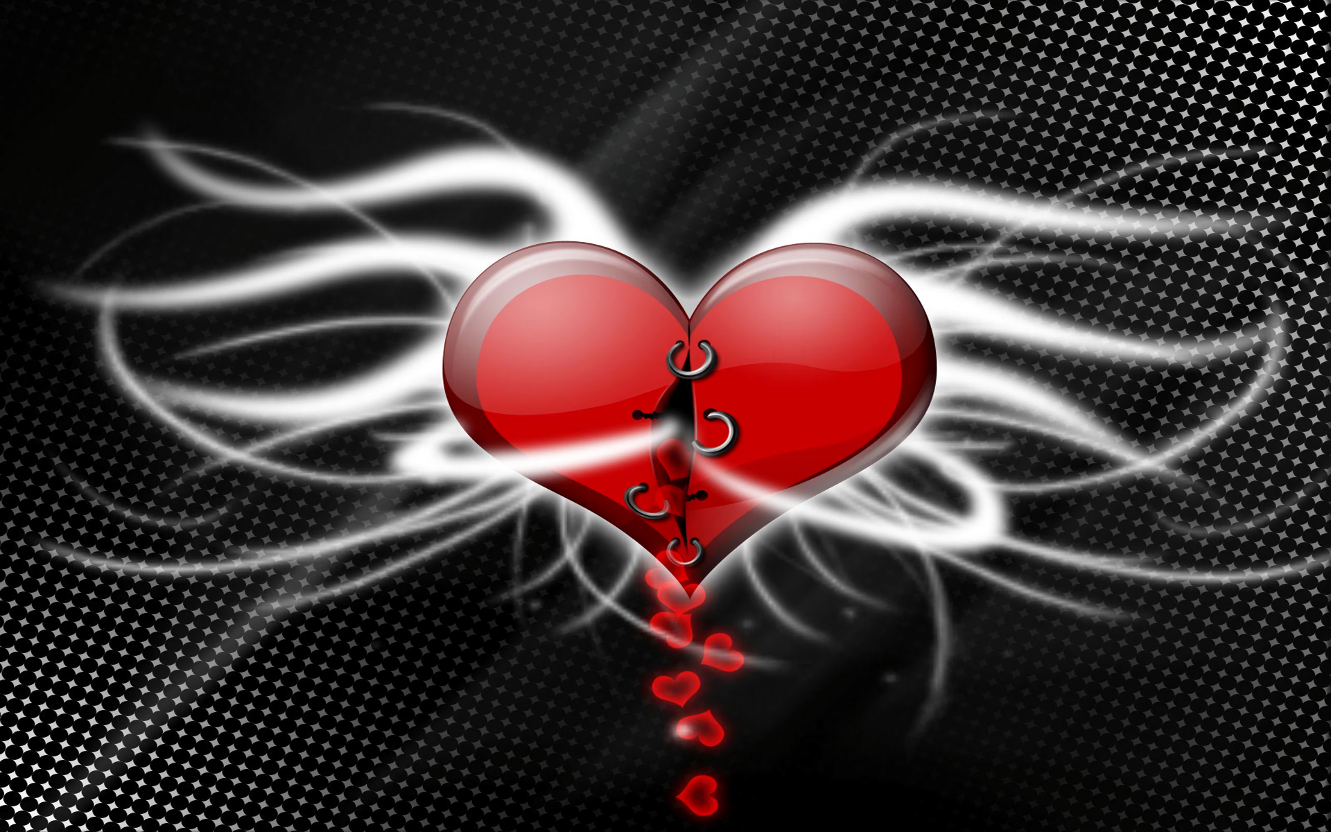 Abstract Broken Heart Wallpaper